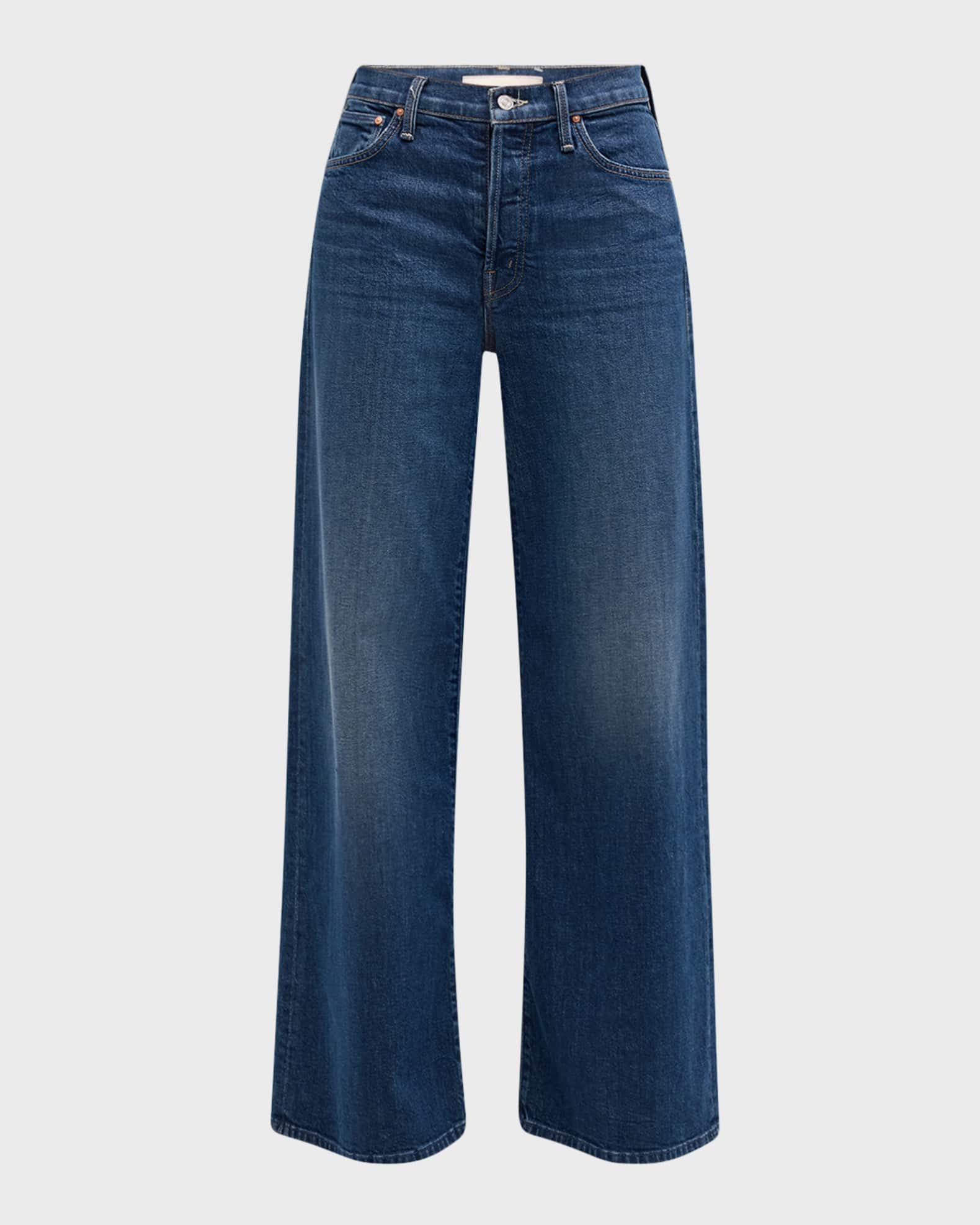 MOTHER Lil' Ditcher Roller Sneak Jeans | Neiman Marcus