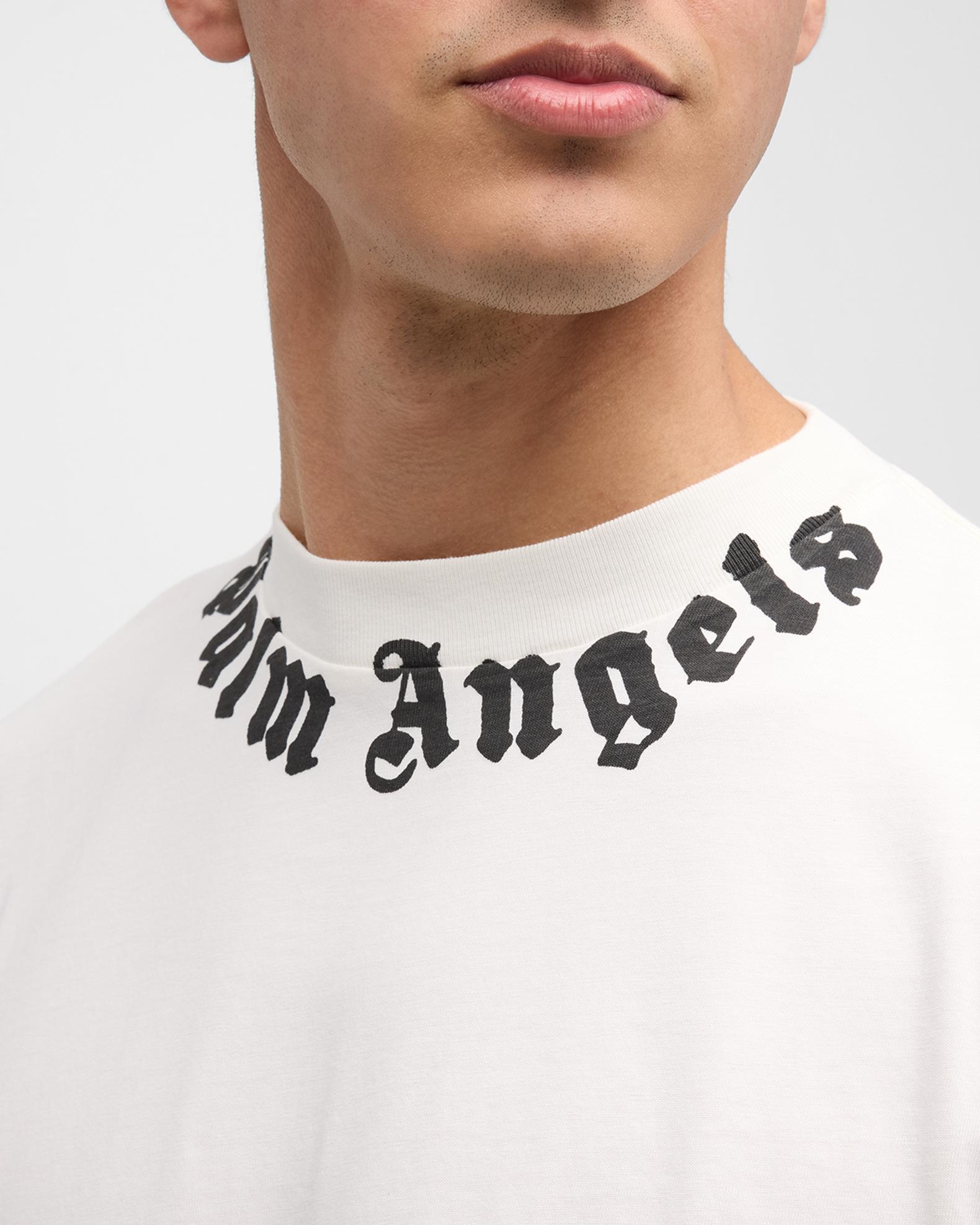 Palm Angels Men's Neck Logo T-Shirt | Neiman Marcus