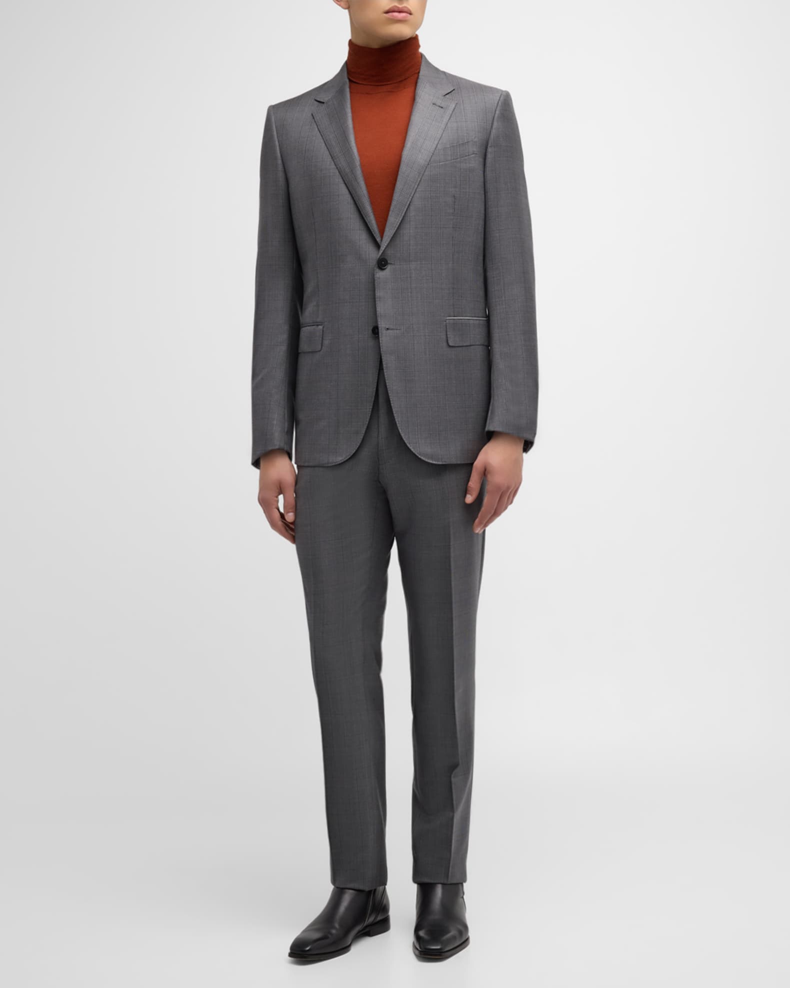 ZEGNA Men's Trofeo Plaid Suit | Neiman Marcus