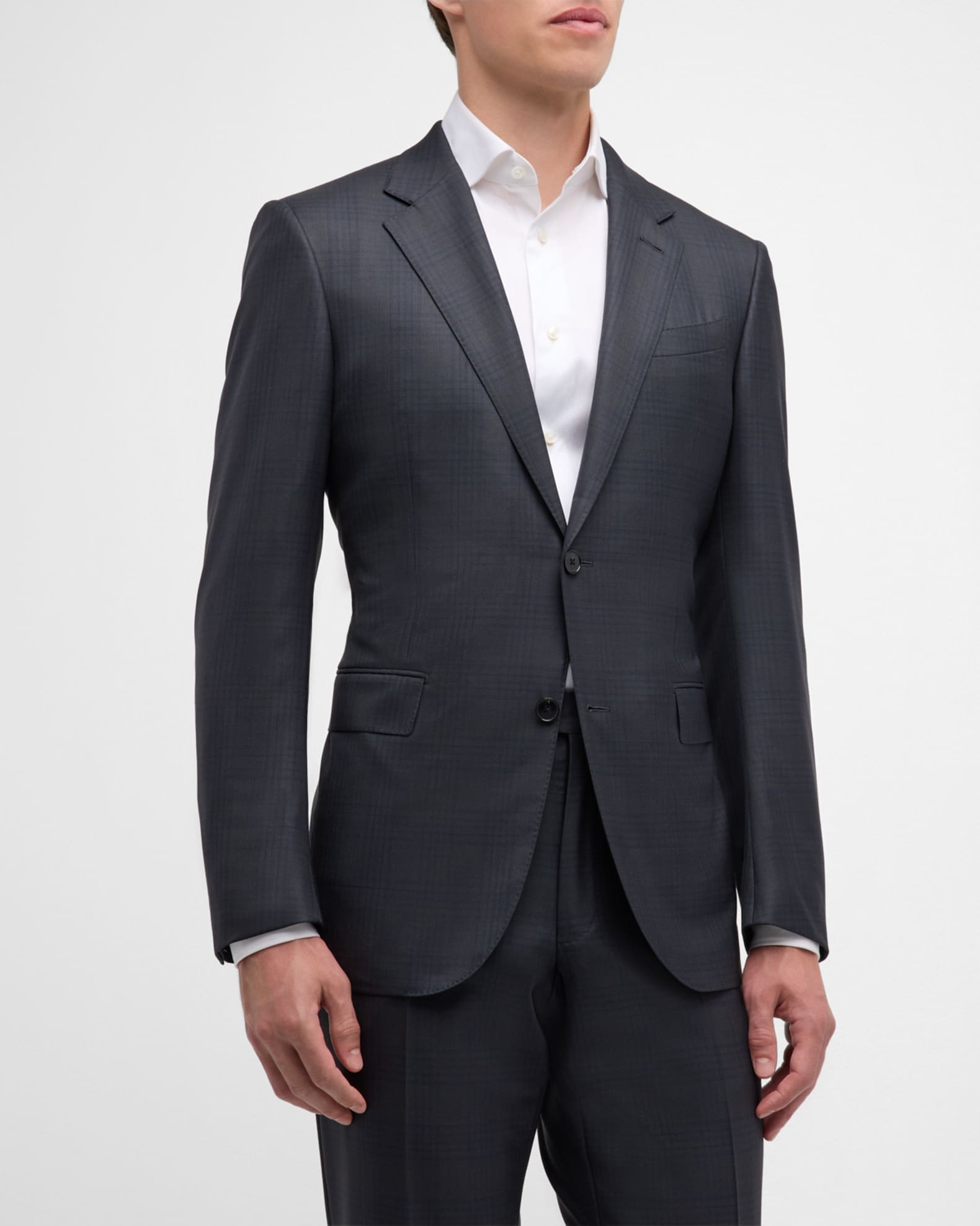 ZEGNA Men's 15milmil15 Plaid Suit | Neiman Marcus