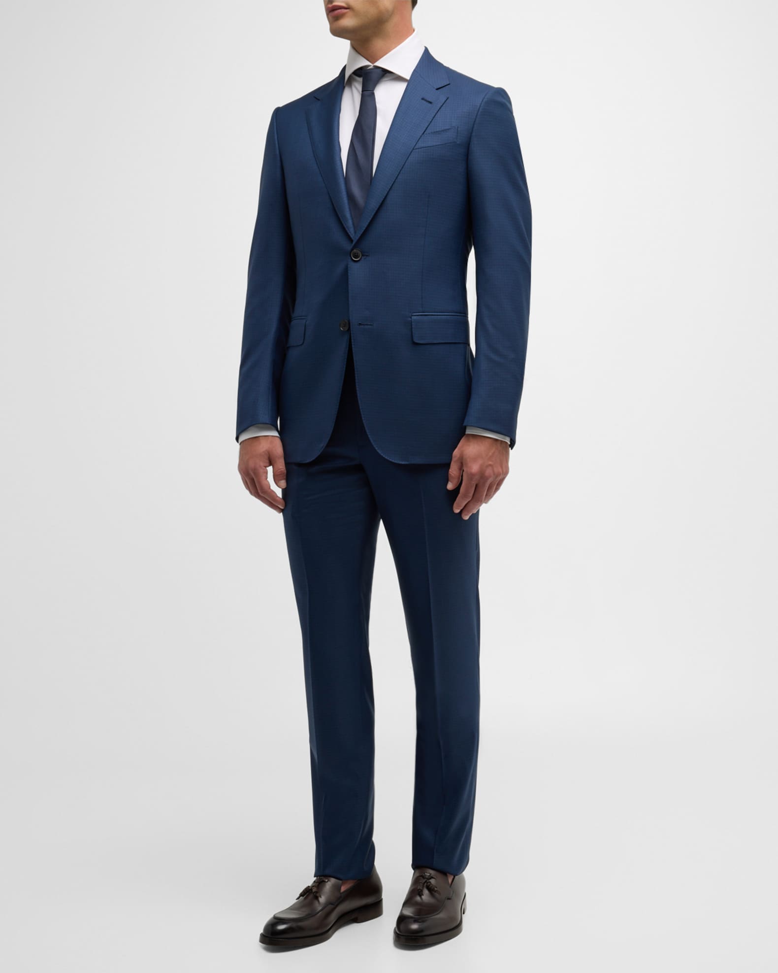 ZEGNA Men's 15milmil15 Micro-Check Suit | Neiman Marcus