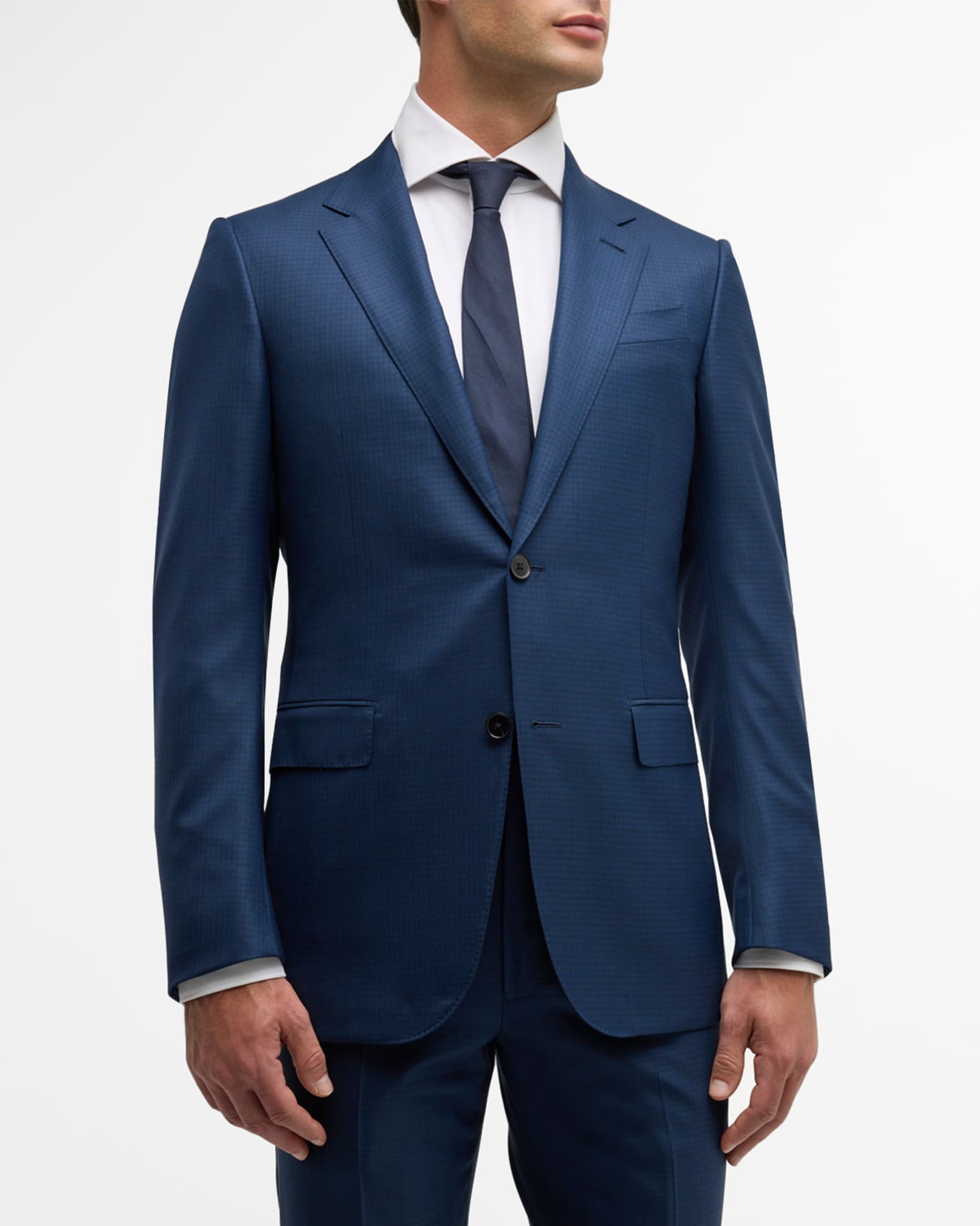 ZEGNA Men's 15milmil15 Micro-Check Suit | Neiman Marcus