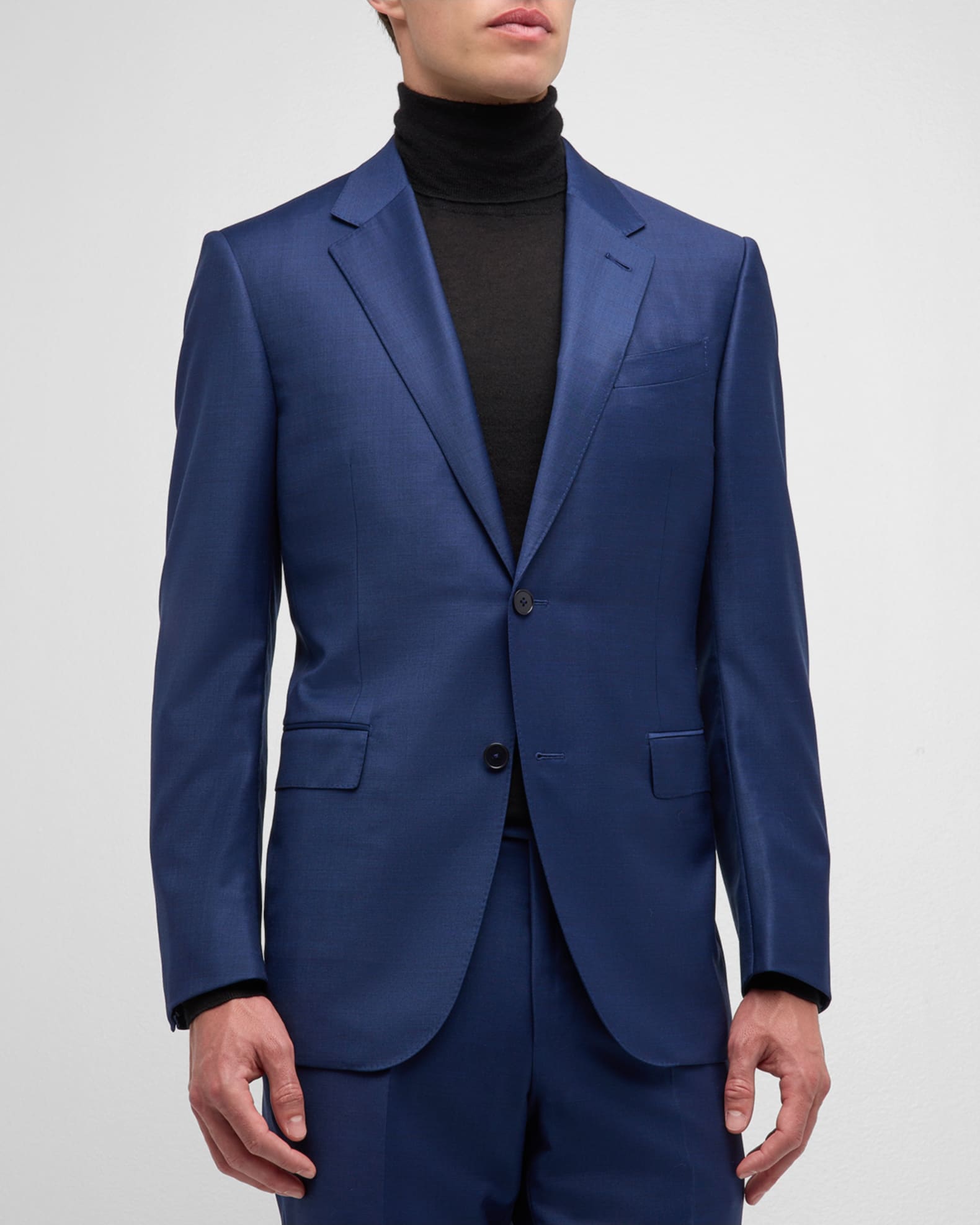 ZEGNA Men's Trofeo Wool Pindot Suit | Neiman Marcus