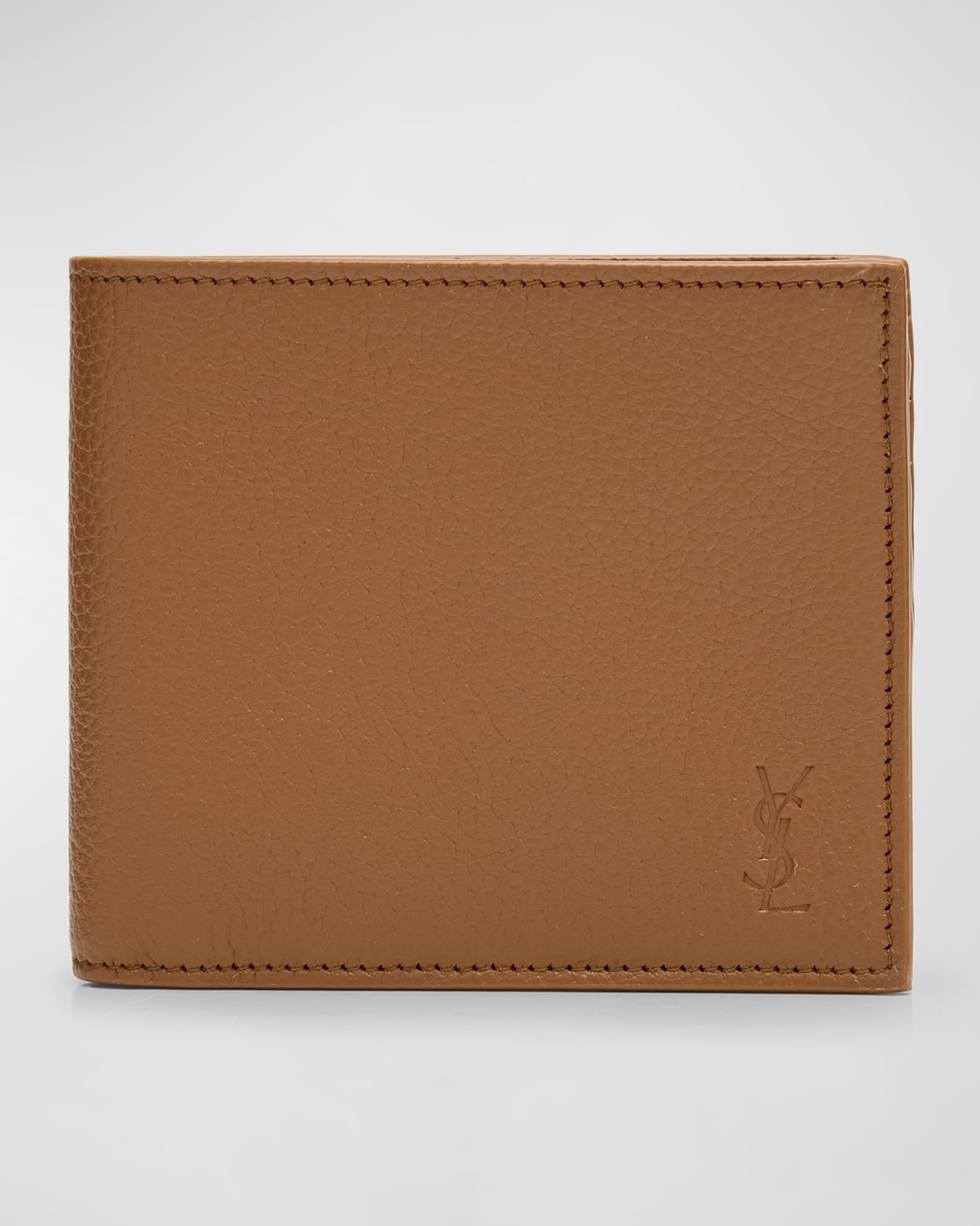 Saint Laurent Men's YSL Bifold Wallet in Leather | Neiman Marcus
