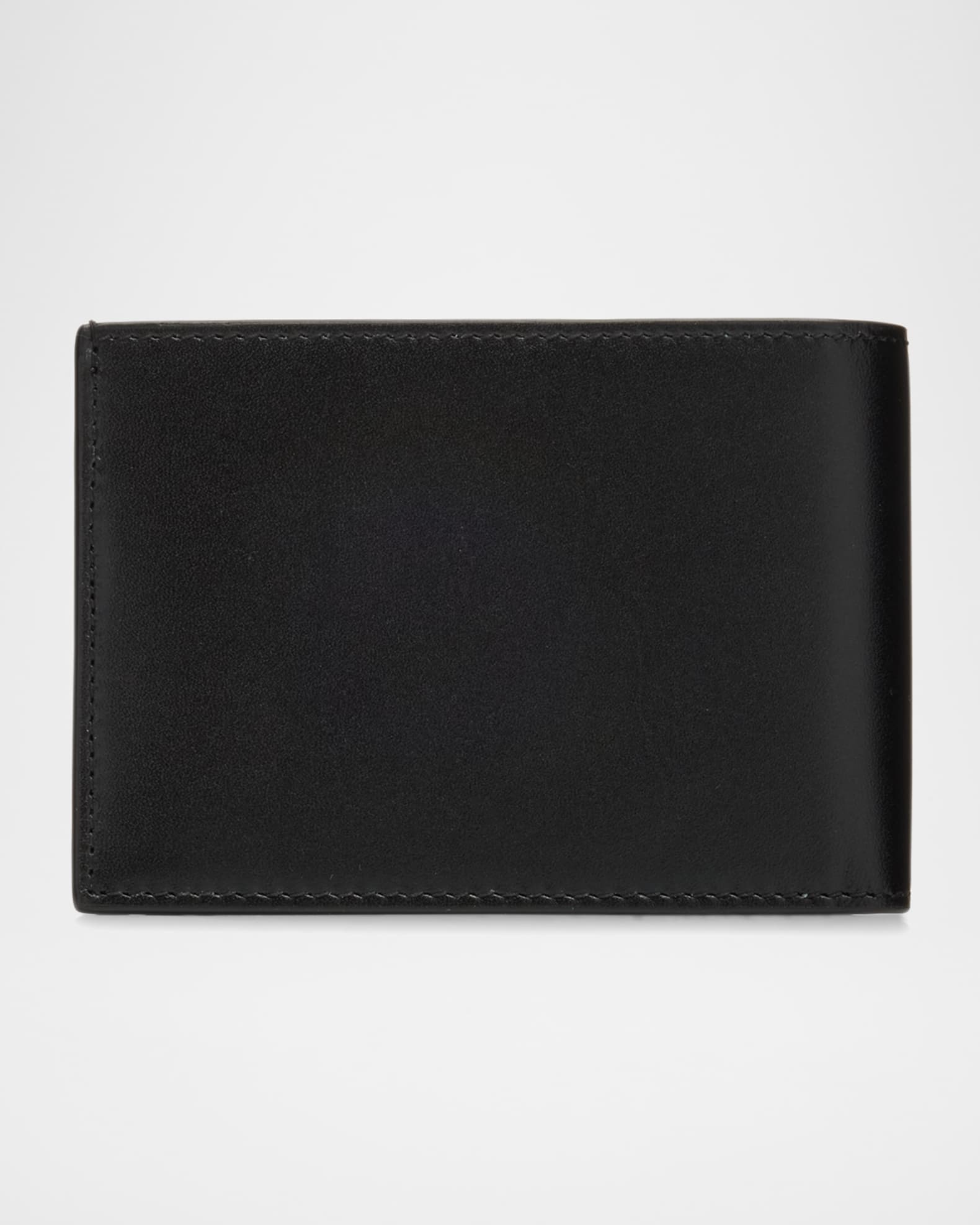 Saint Laurent Men's Logo Leather Bifold Wallet | Neiman Marcus