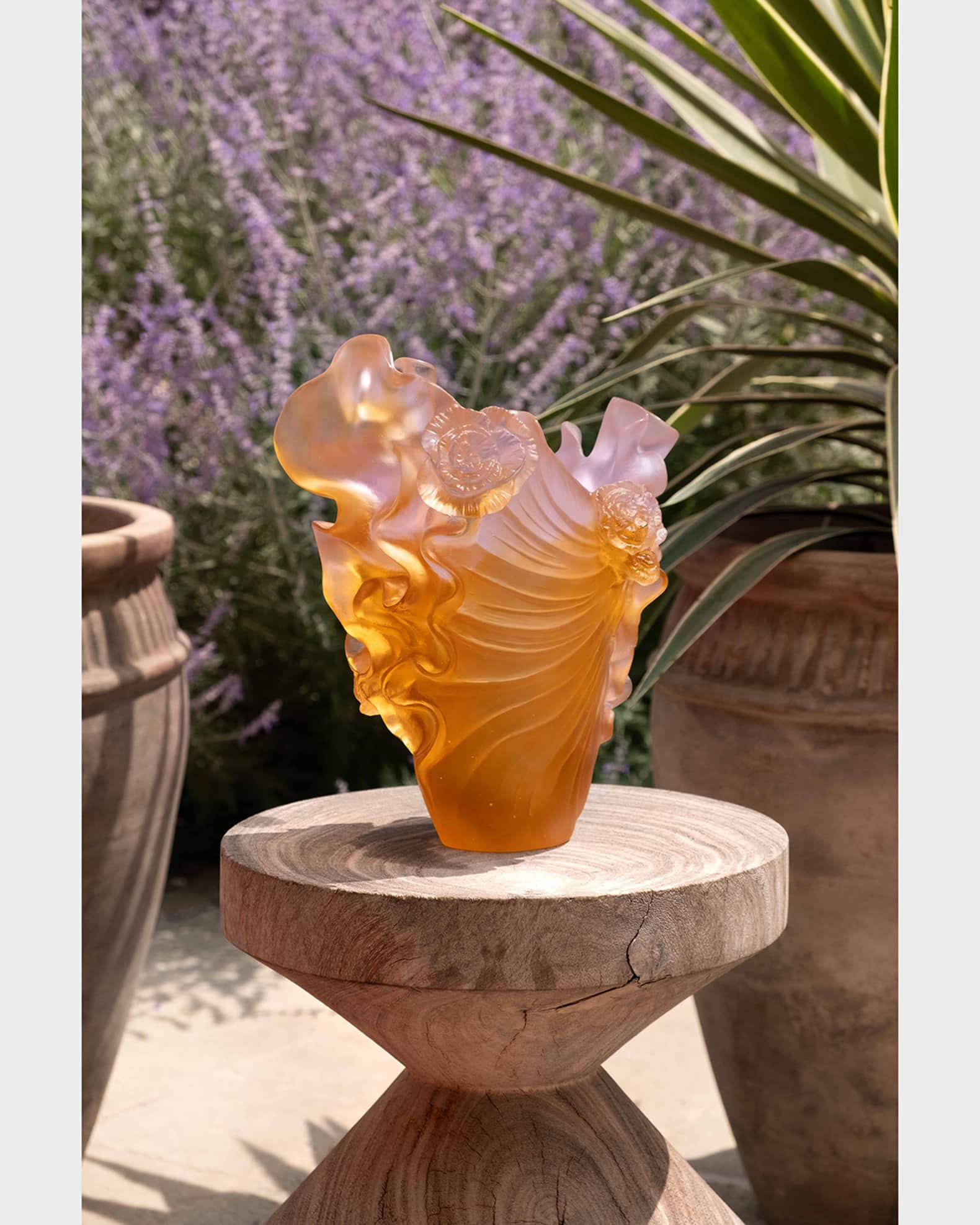 Daum Rose Royale Vase | Neiman Marcus