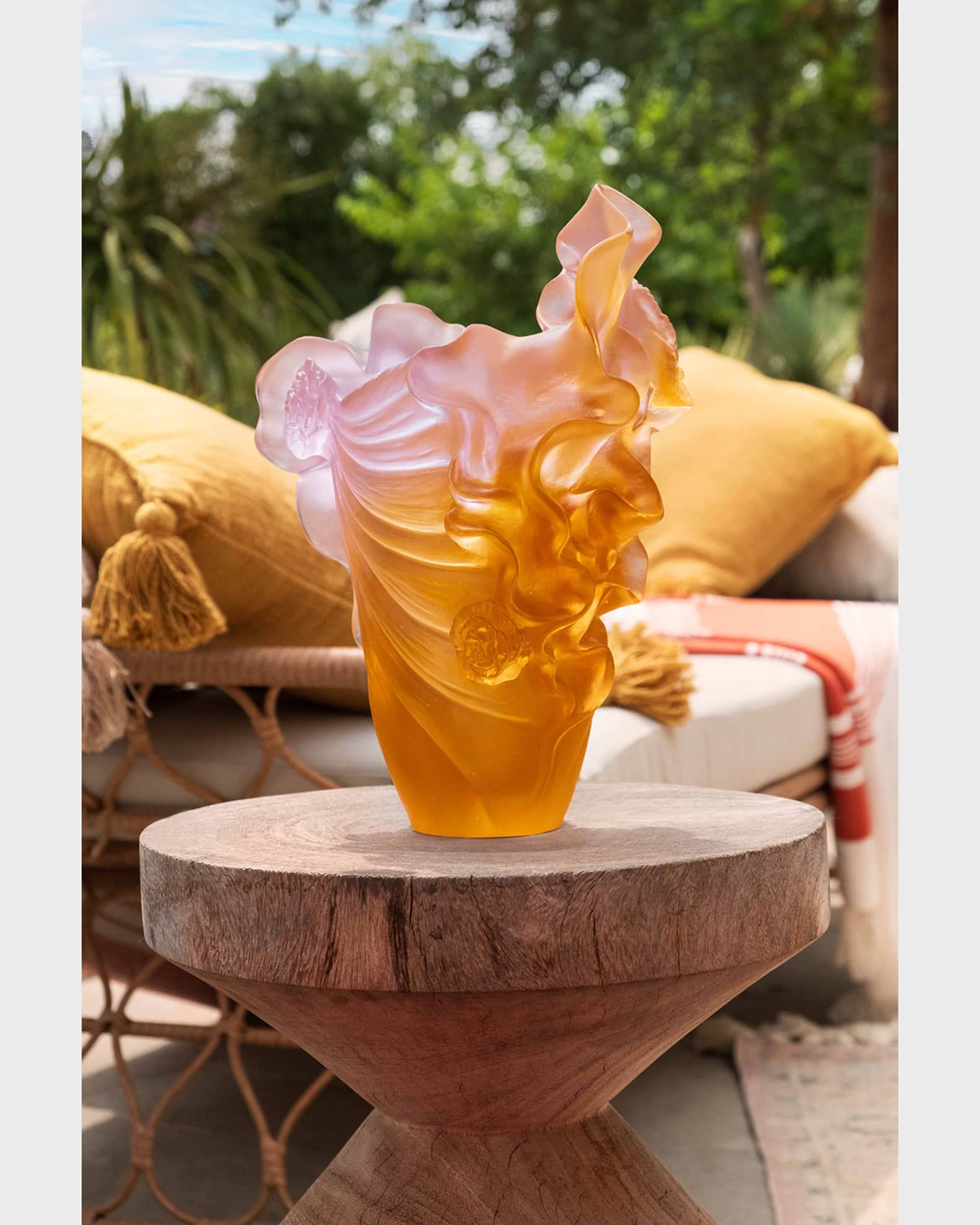 Daum Rose Royale Vase | Neiman Marcus