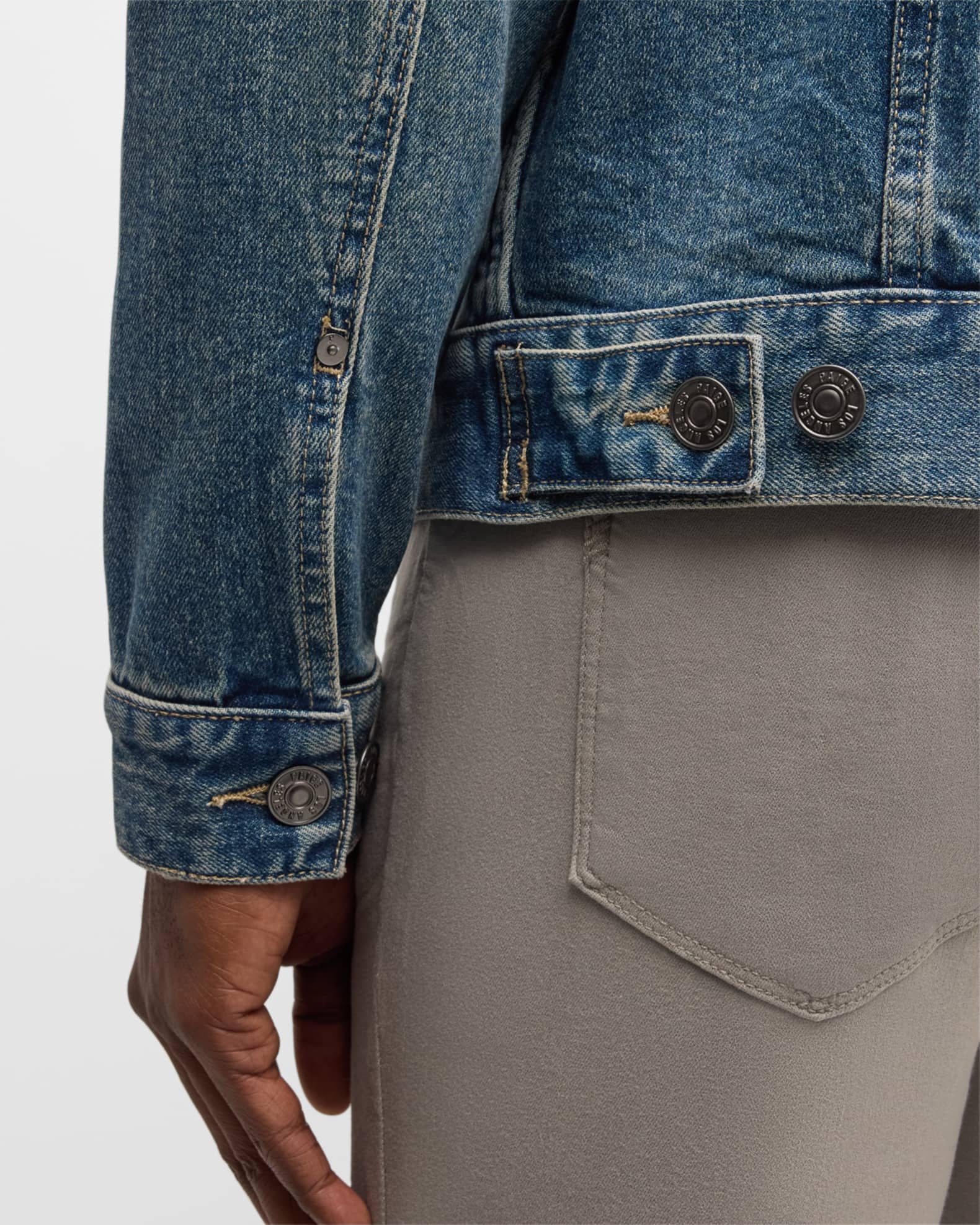 PAIGE Men's Scout Denim Jacket | Neiman Marcus