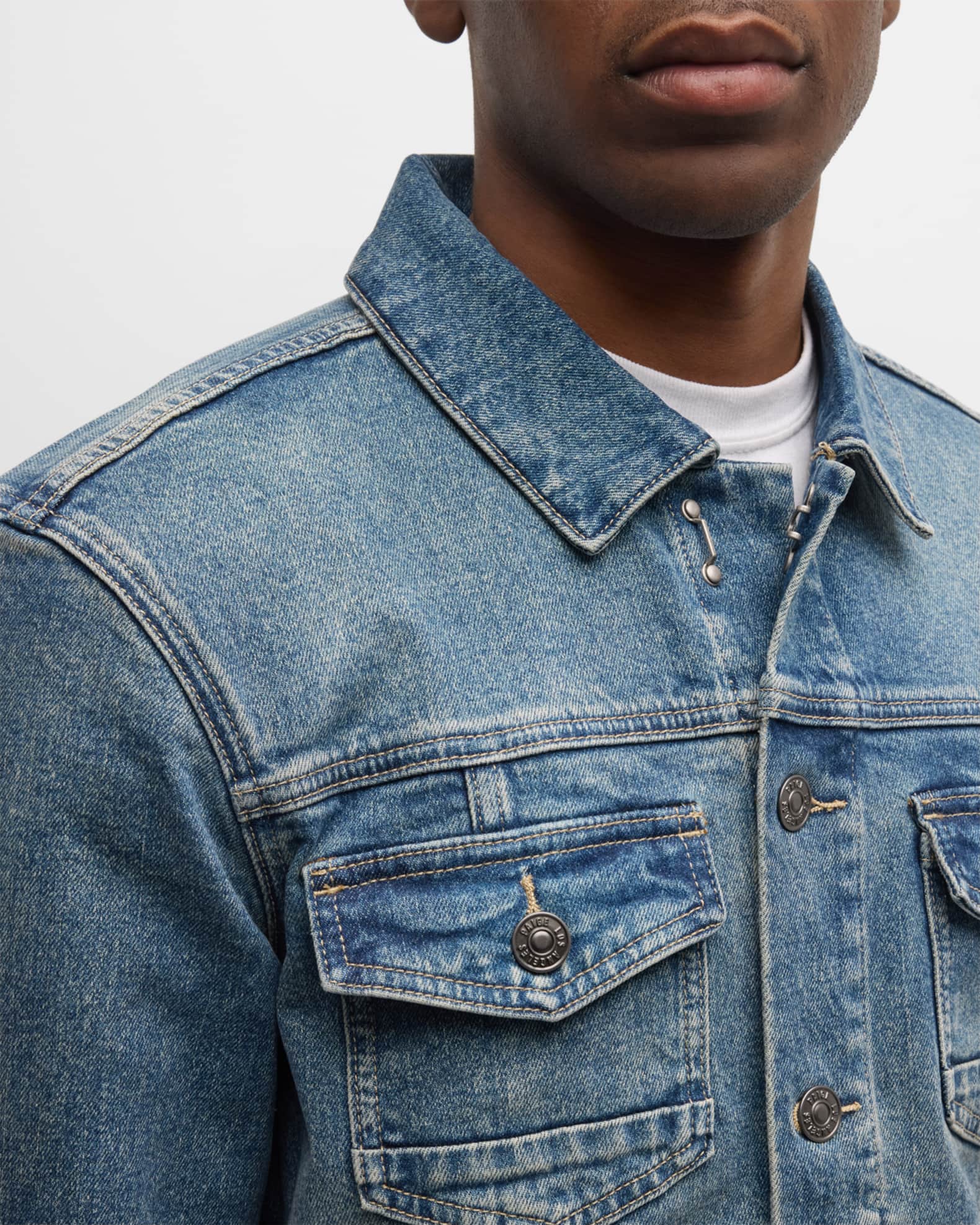 PAIGE Men's Scout Denim Jacket | Neiman Marcus