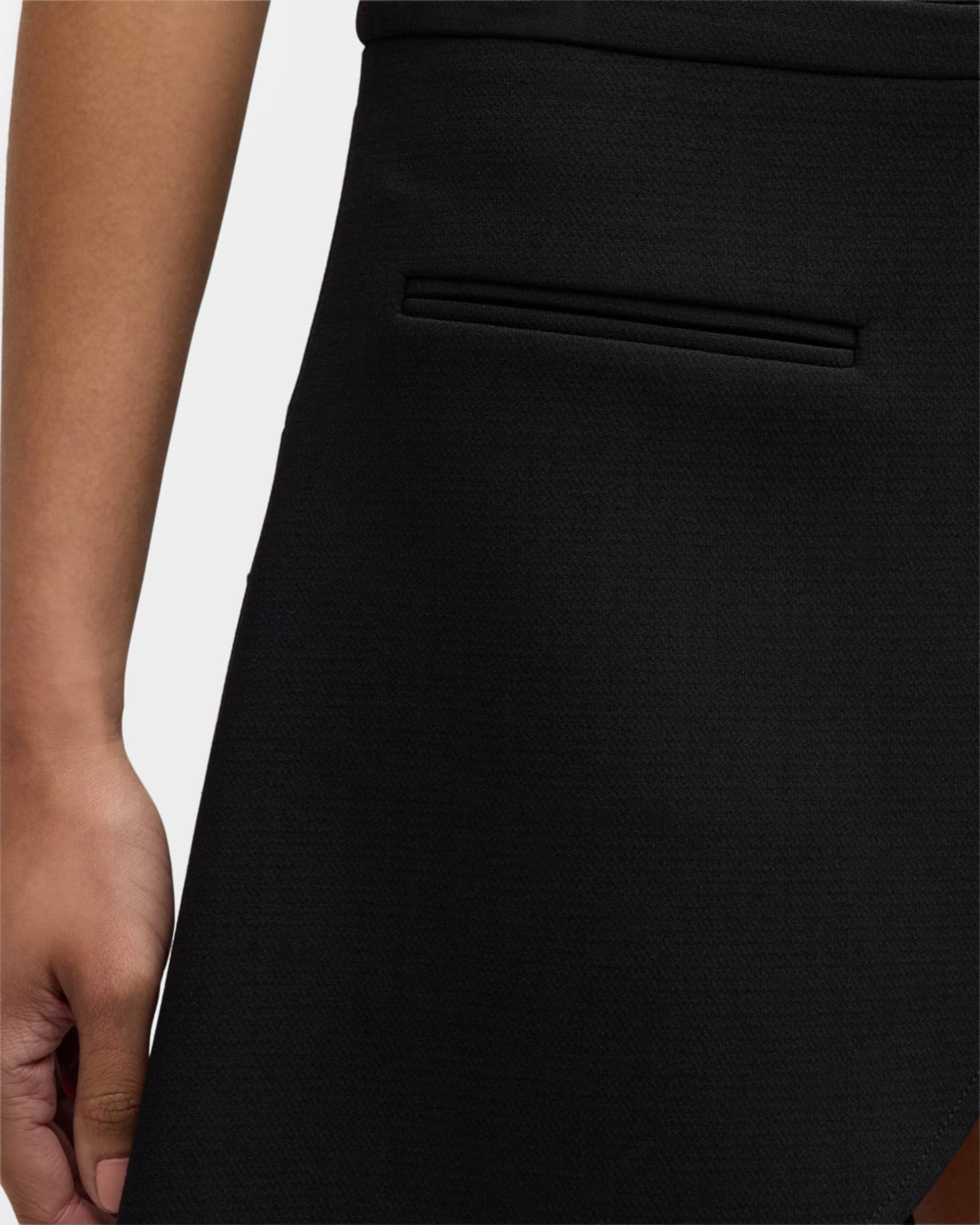 Courreges Ellipse Heritage Crepe Mini Skirt | Neiman Marcus