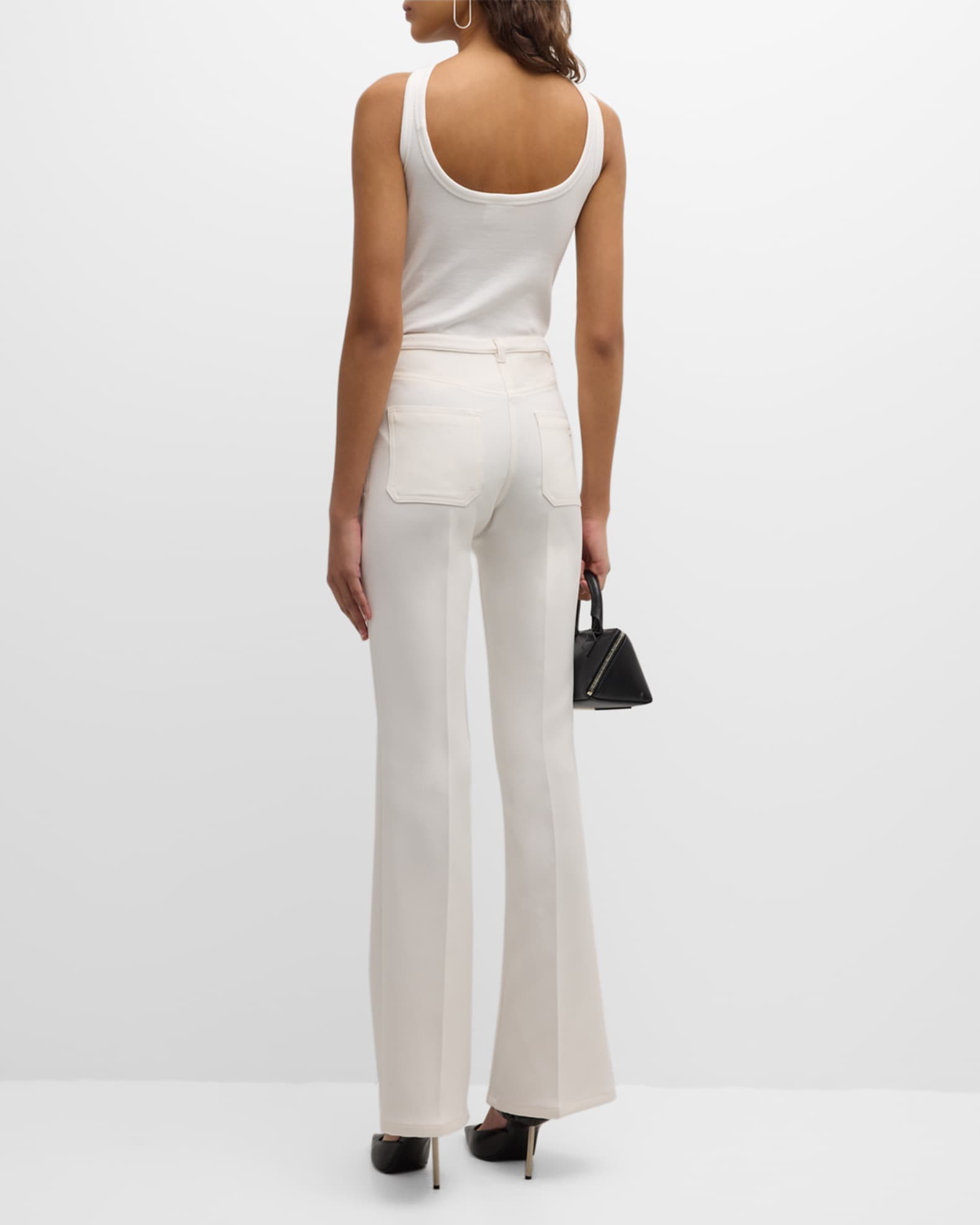 Courreges Hyperbole 90s Rib Knit Top | Neiman Marcus