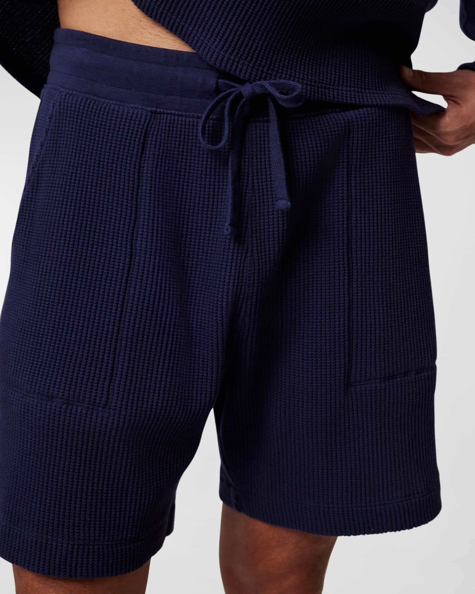 ATM Anthony Thomas Melillo Men's Waffle Pull-On Shorts | Neiman Marcus