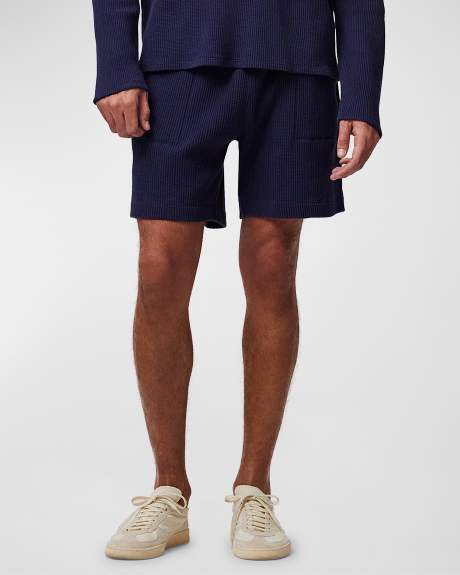 ATM Anthony Thomas Melillo Men's Waffle Pull-On Shorts | Neiman Marcus