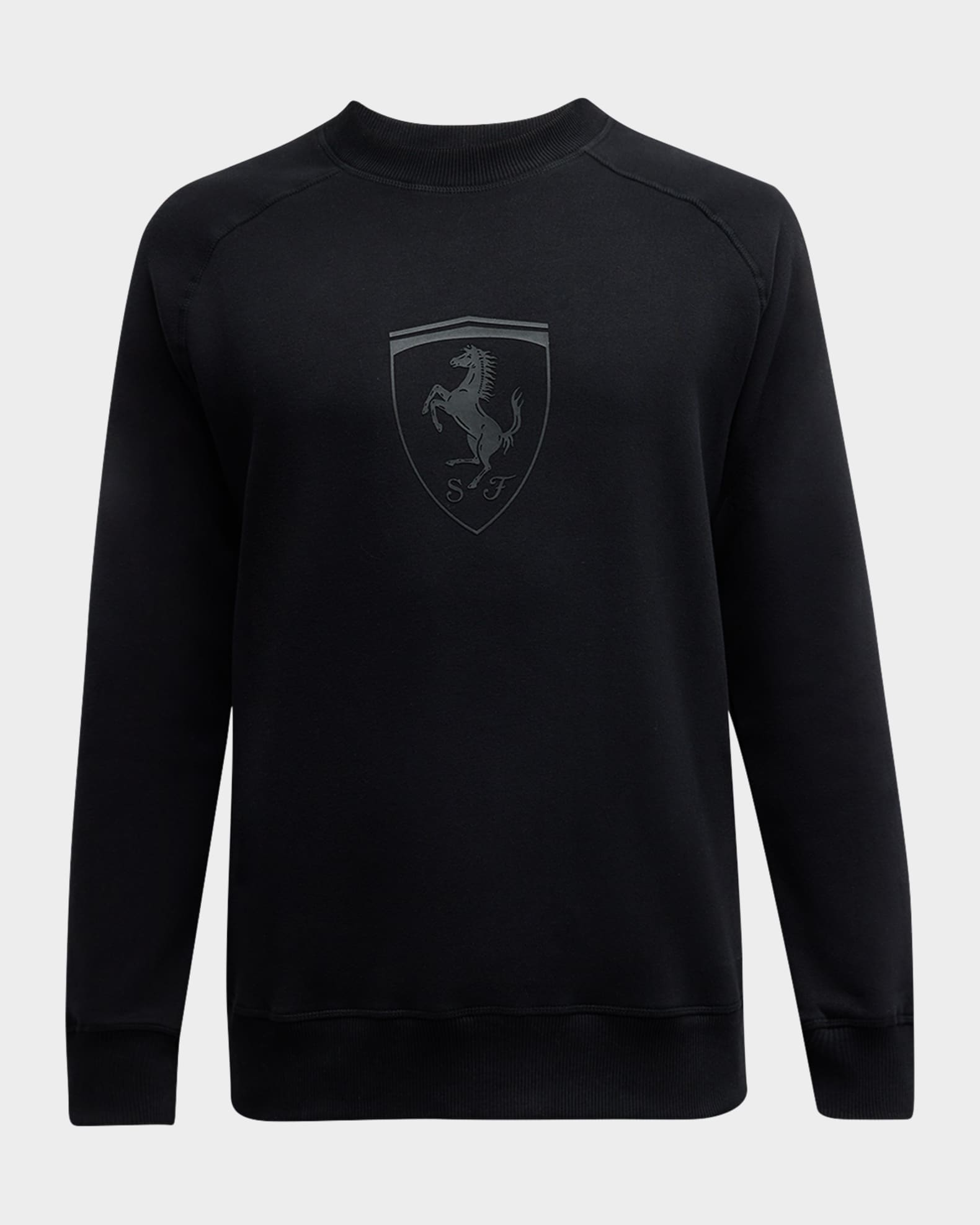 Puma x Ferrari Men's Race Shield Crew Sweatshirt | Neiman Marcus