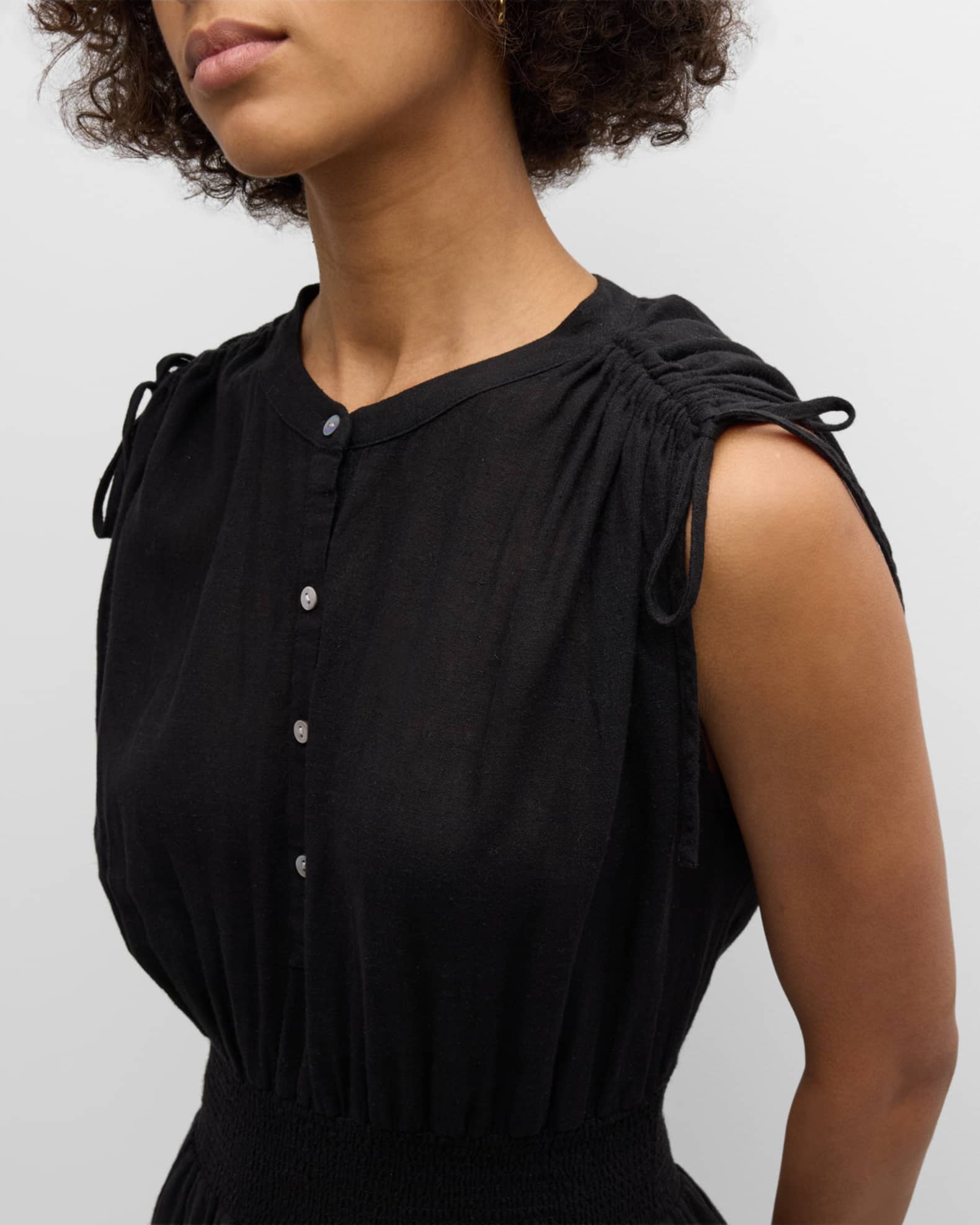 Rails Samina Linen Mini Dress | Neiman Marcus