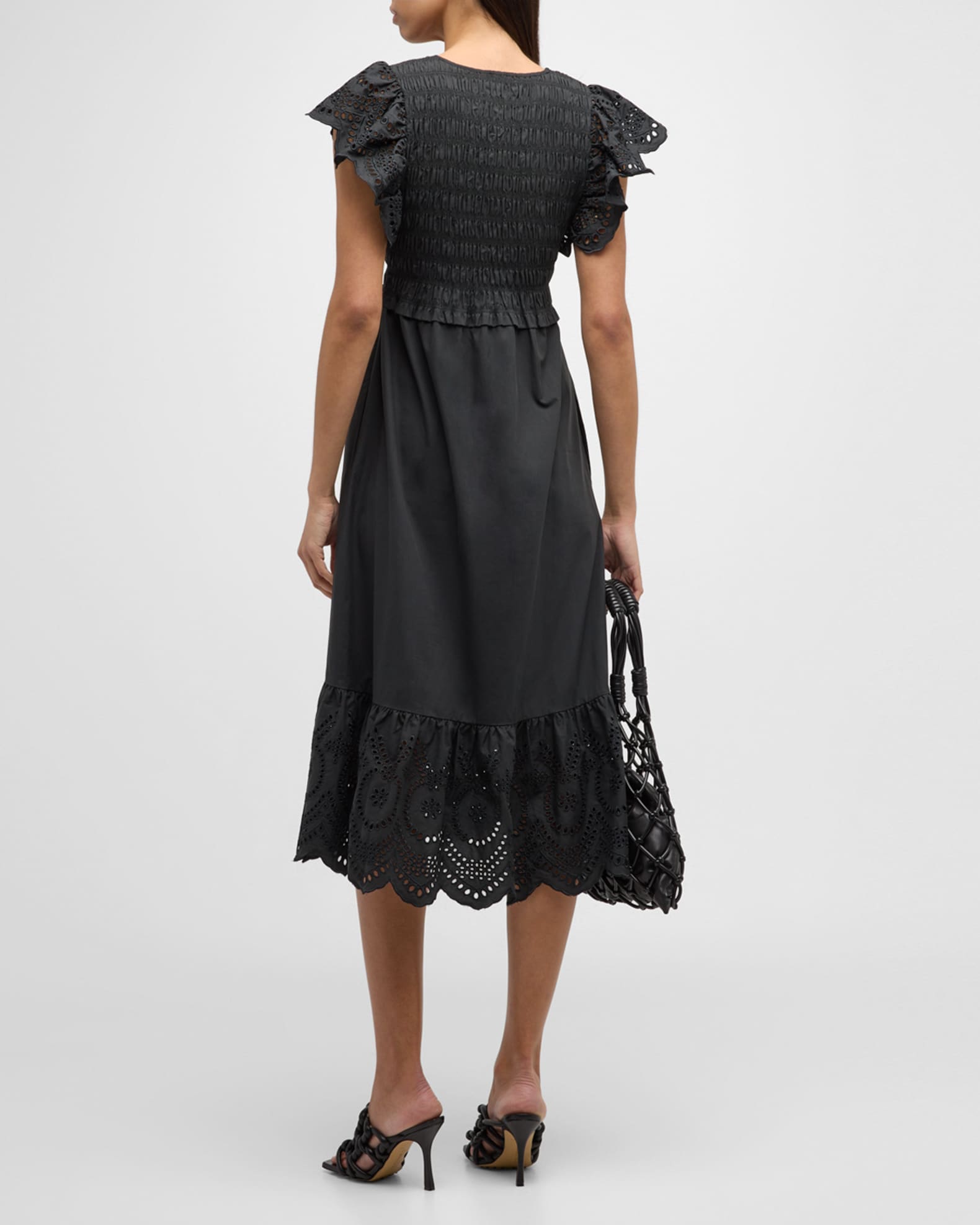 Rails Clementine Embroidered Midi Dress | Neiman Marcus