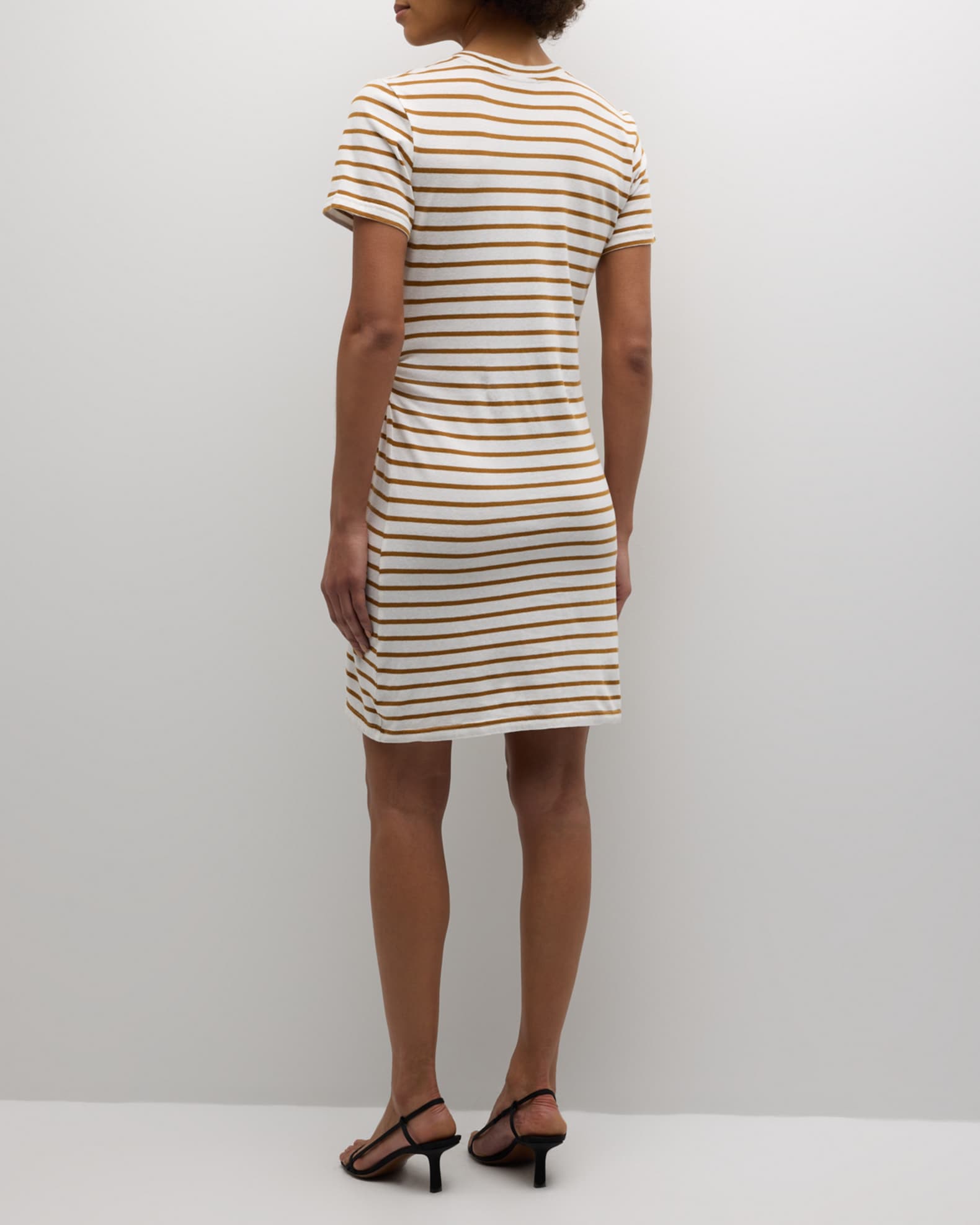 Rails Edie Striped Wrap Mini Dress | Neiman Marcus