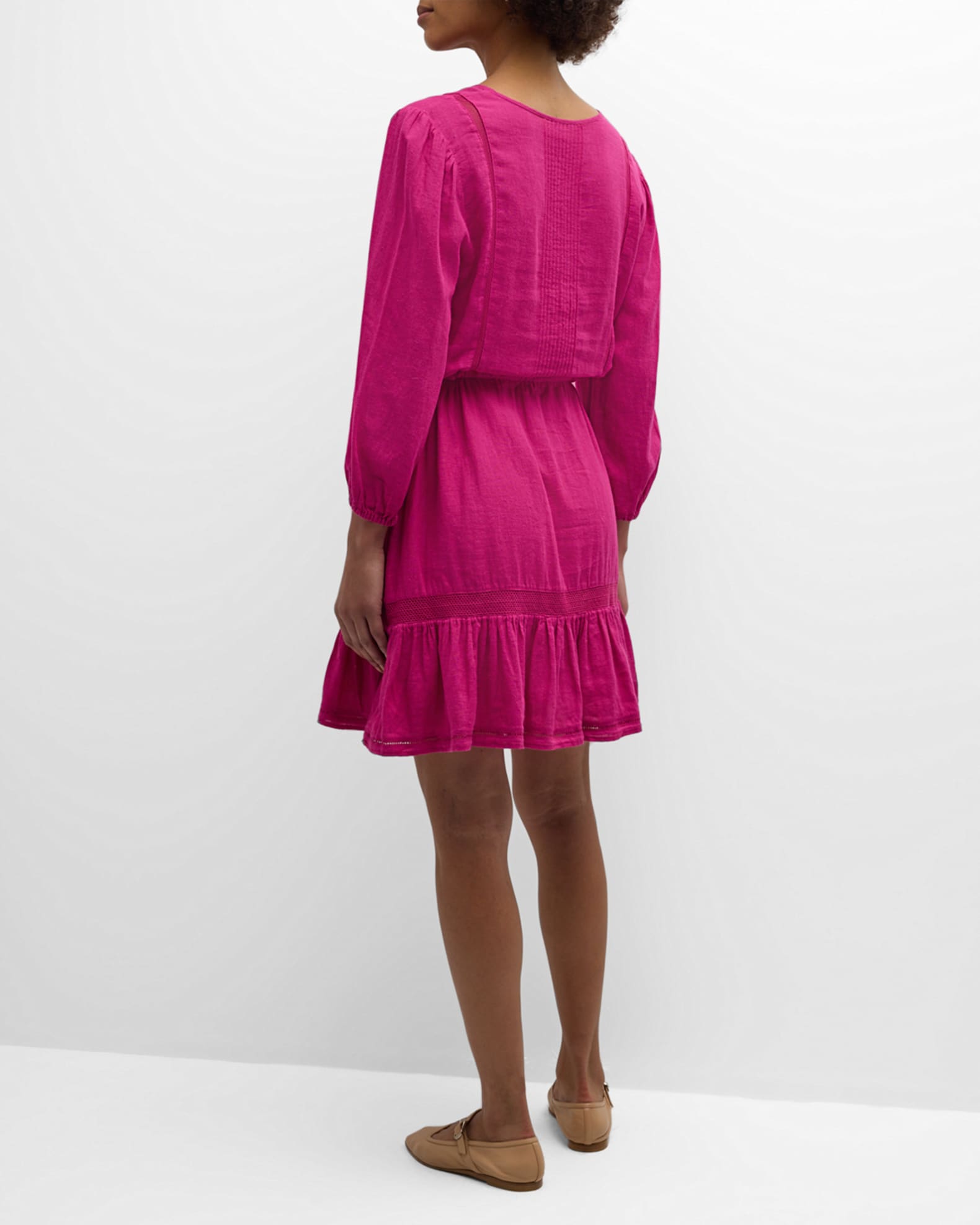 Rails Lilibet Drawstring Mini Dress | Neiman Marcus