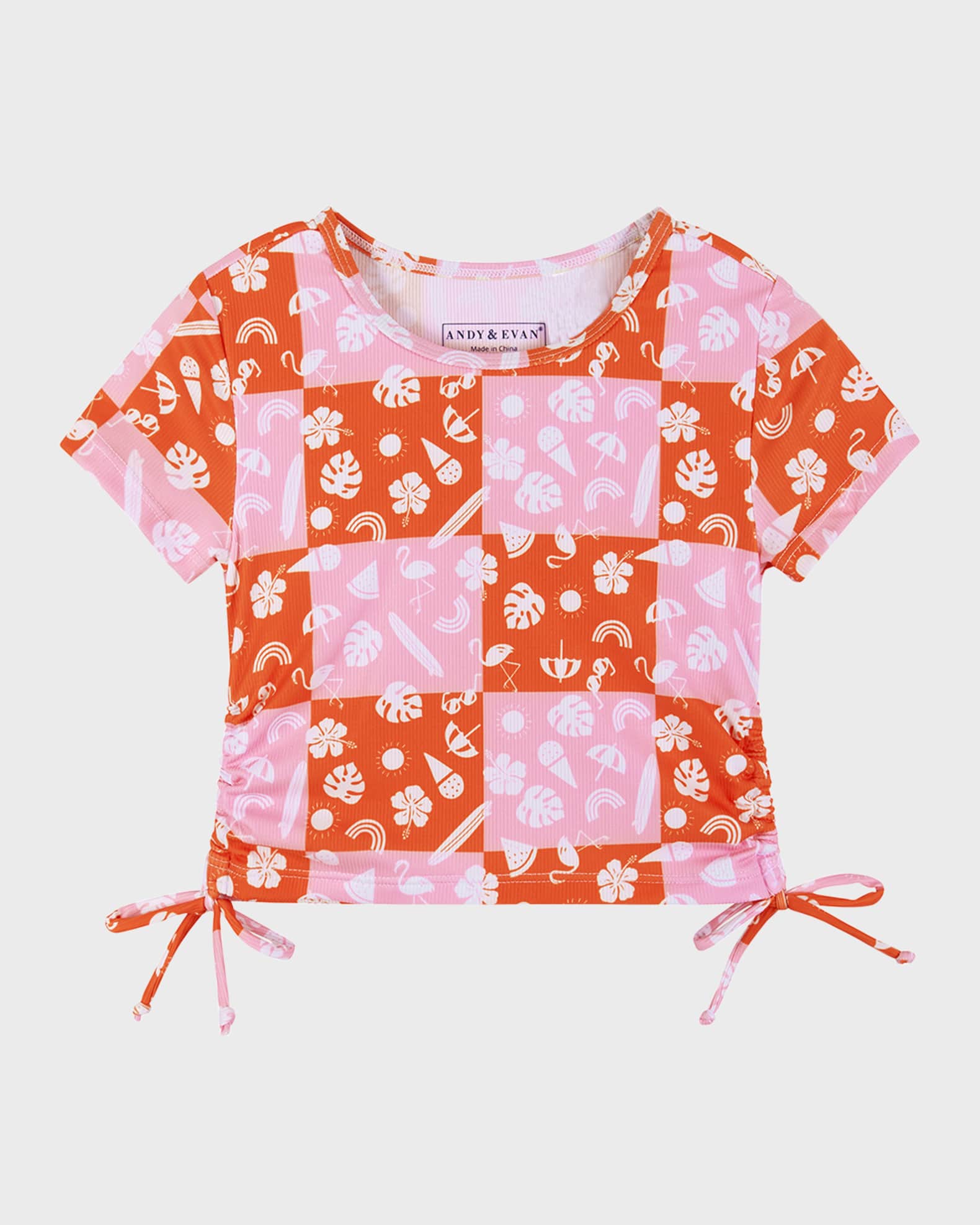 Andy & Evan Girl's Two-Piece Rashguard Set, Size 2T-6X | Neiman Marcus