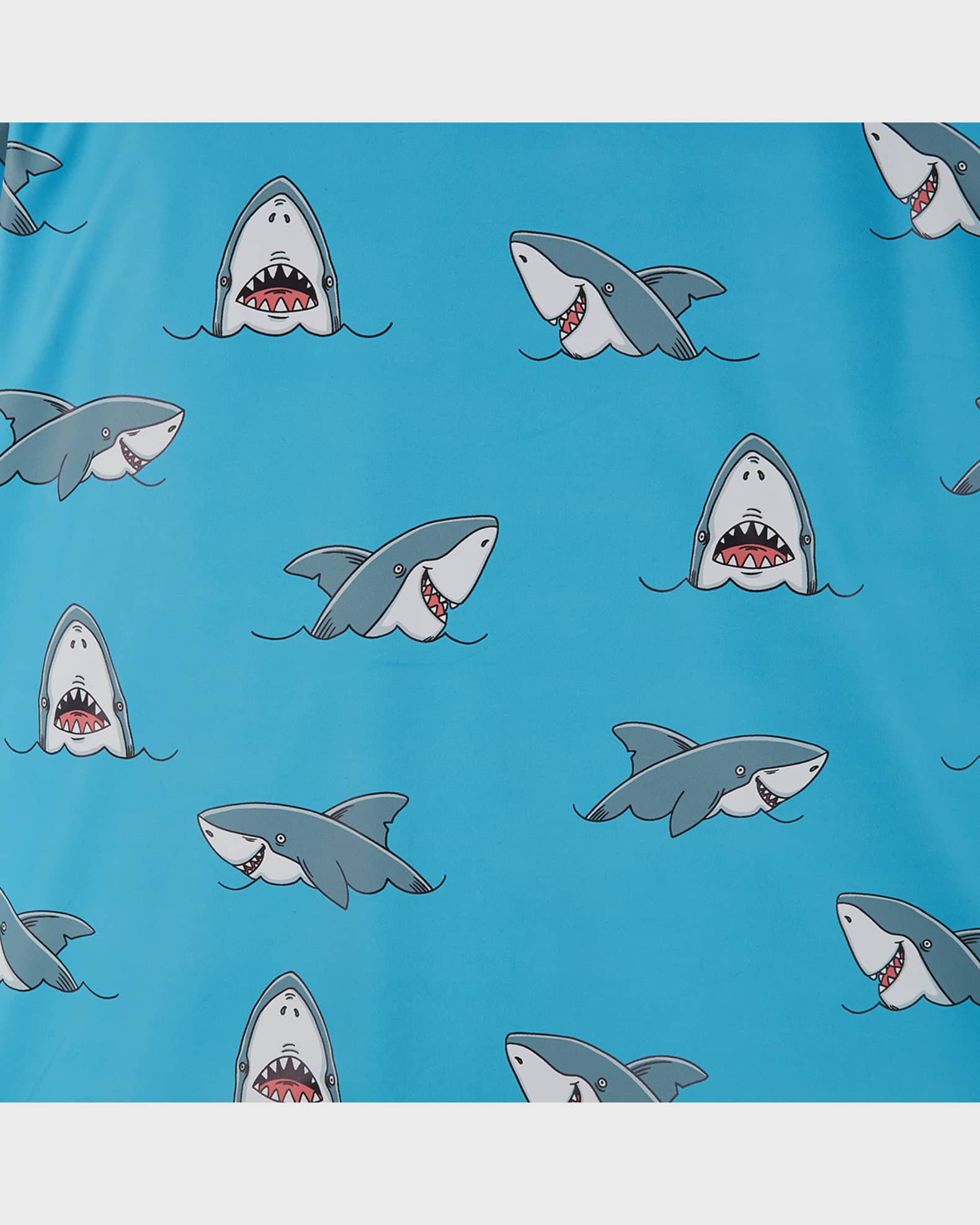 Andy & Evan Boy's Shark-Print Raincoat, Size 9M-24M | Neiman Marcus