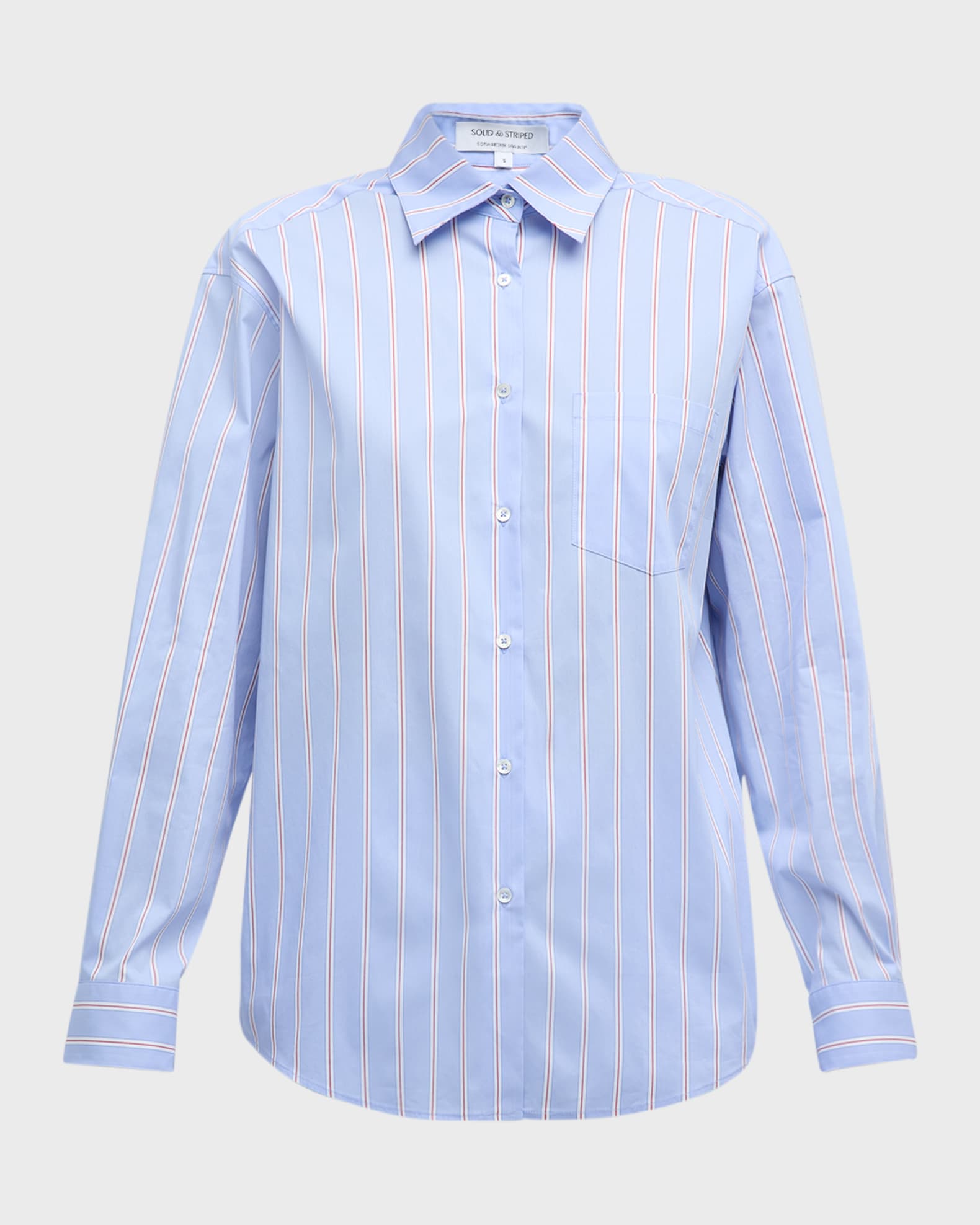 Solid and Striped x Sofia Richie Grainge The Jancy Striped Blouse | Neiman Marcus