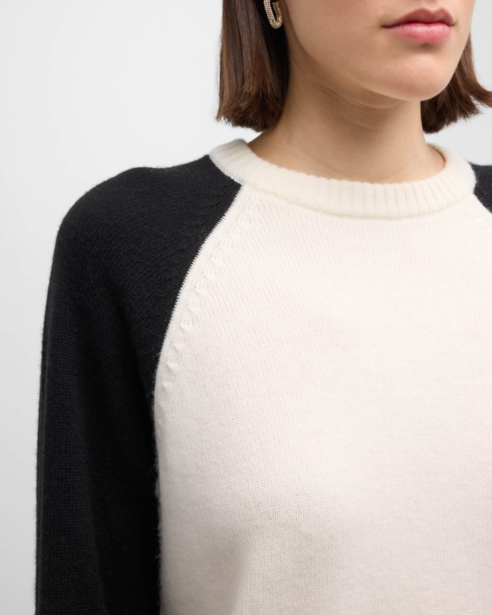 Solid and Striped x Sofia Richie Grainge The Trina Color Block Cashmere ...