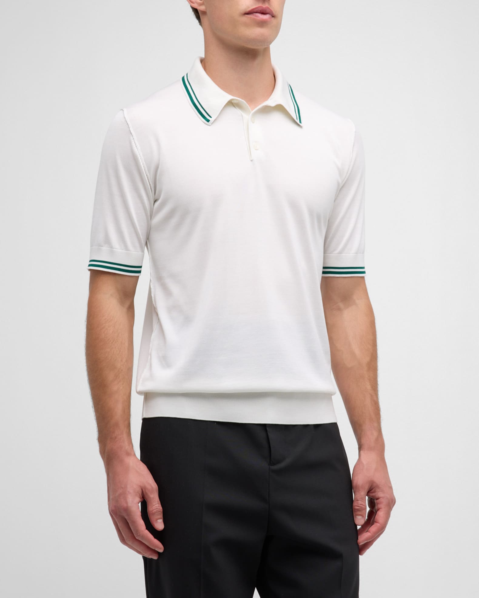 Dolce&Gabbana Men's DG Logo Polo Shirt | Neiman Marcus