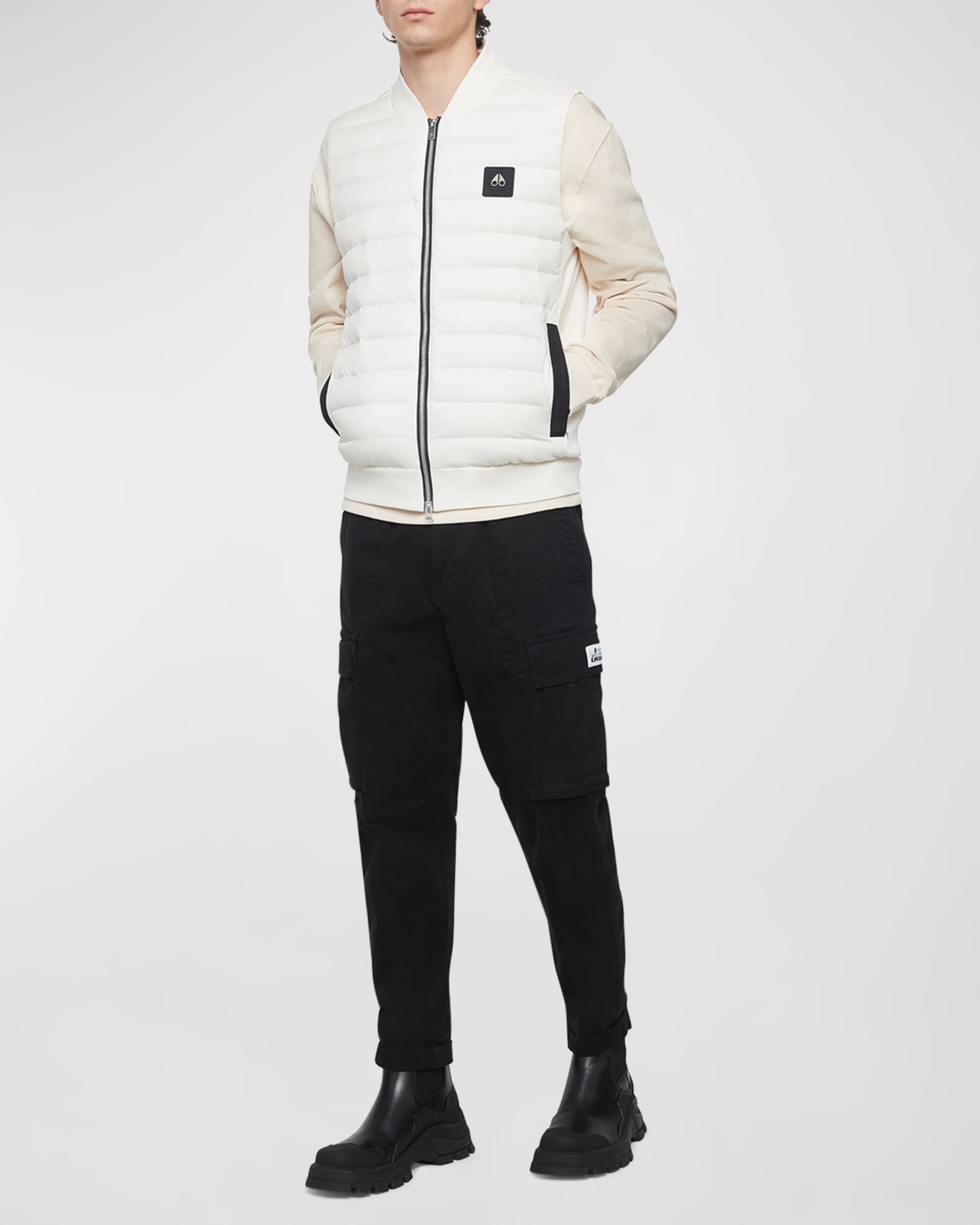 Moose Knuckles Men's Air Down Explorer Vest | Neiman Marcus