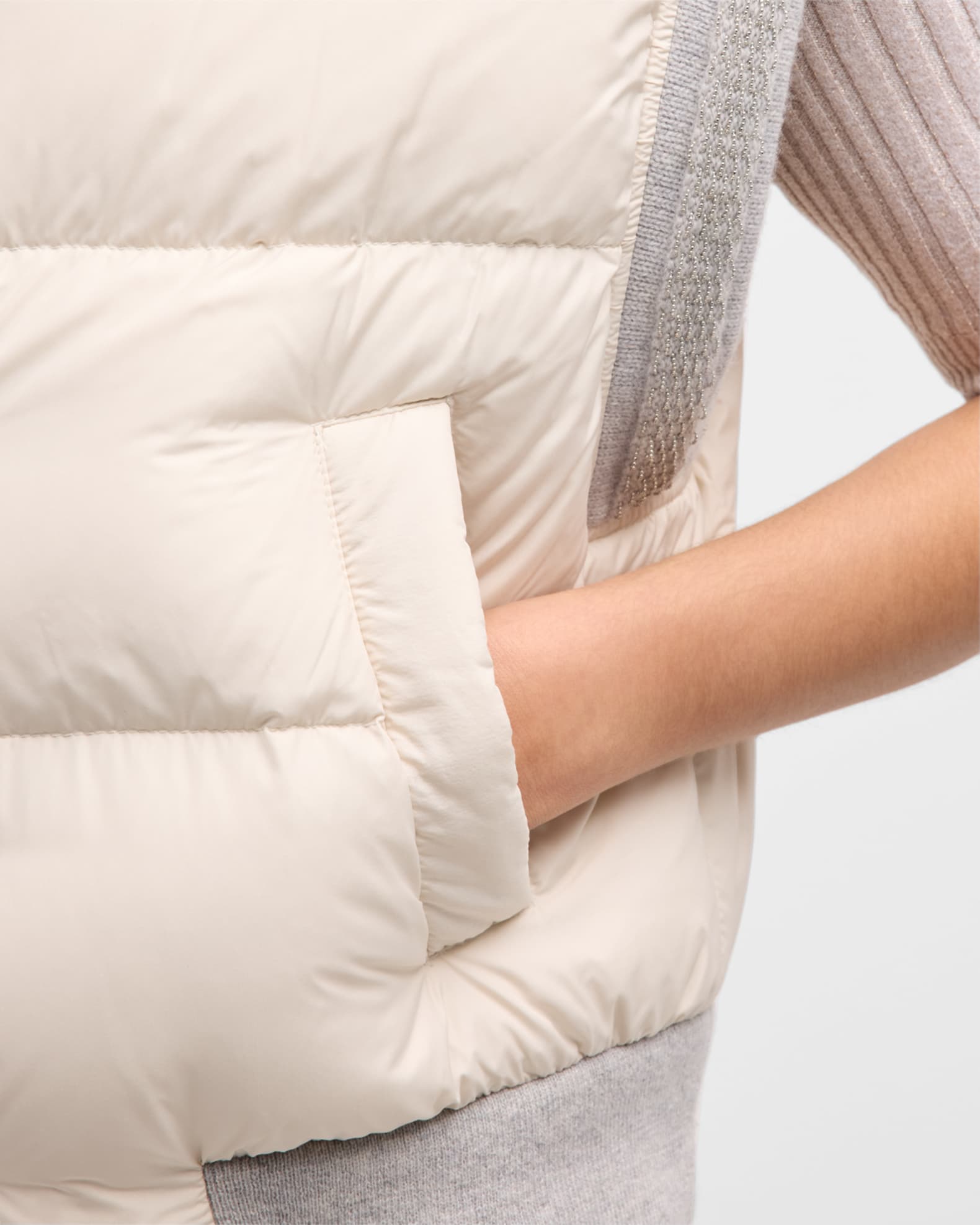 Peserico Chain-Trim Puffer Vest | Neiman Marcus