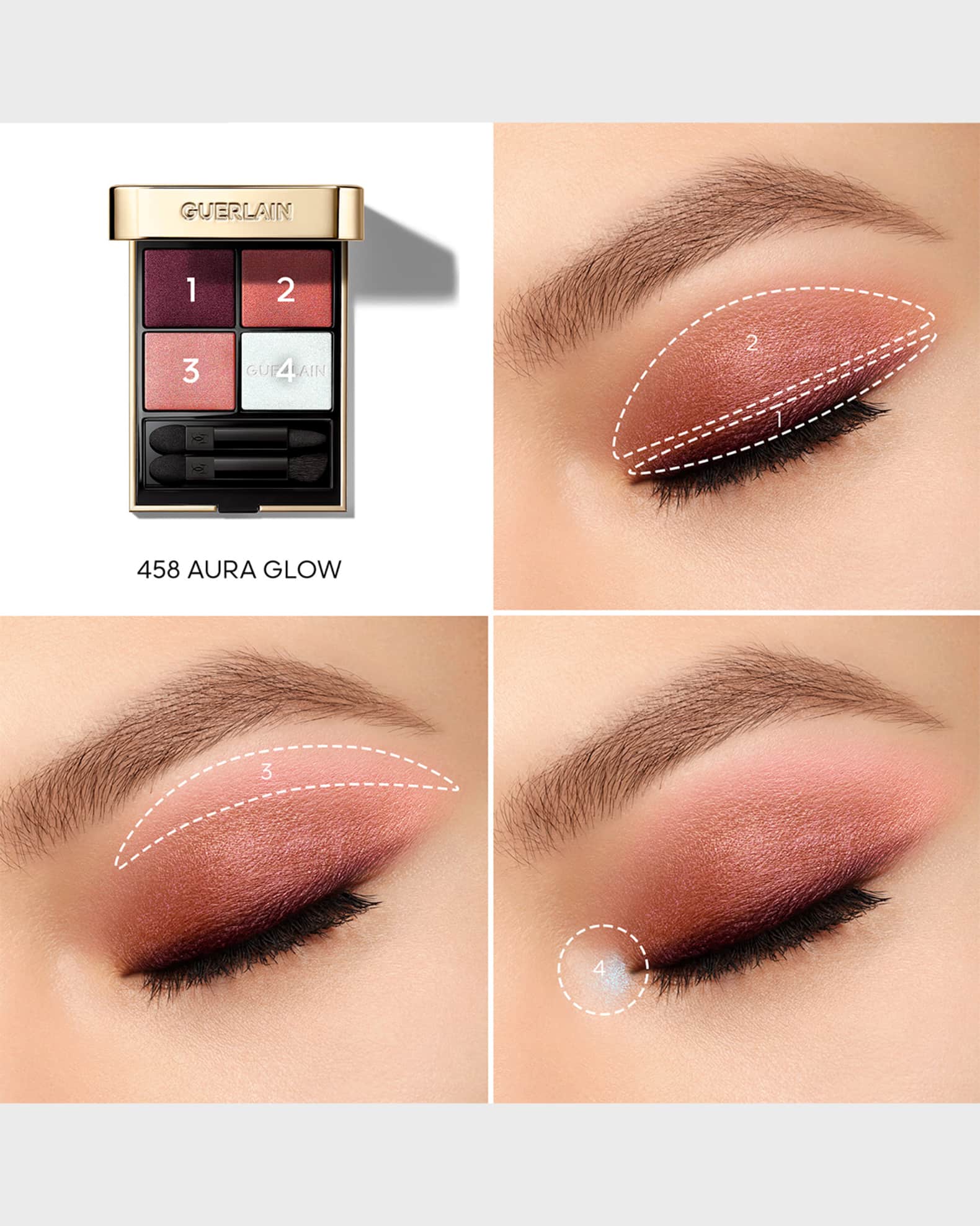 Guerlain Limited Edition Ombres G-Quad Eyeshadow Palette | Neiman Marcus