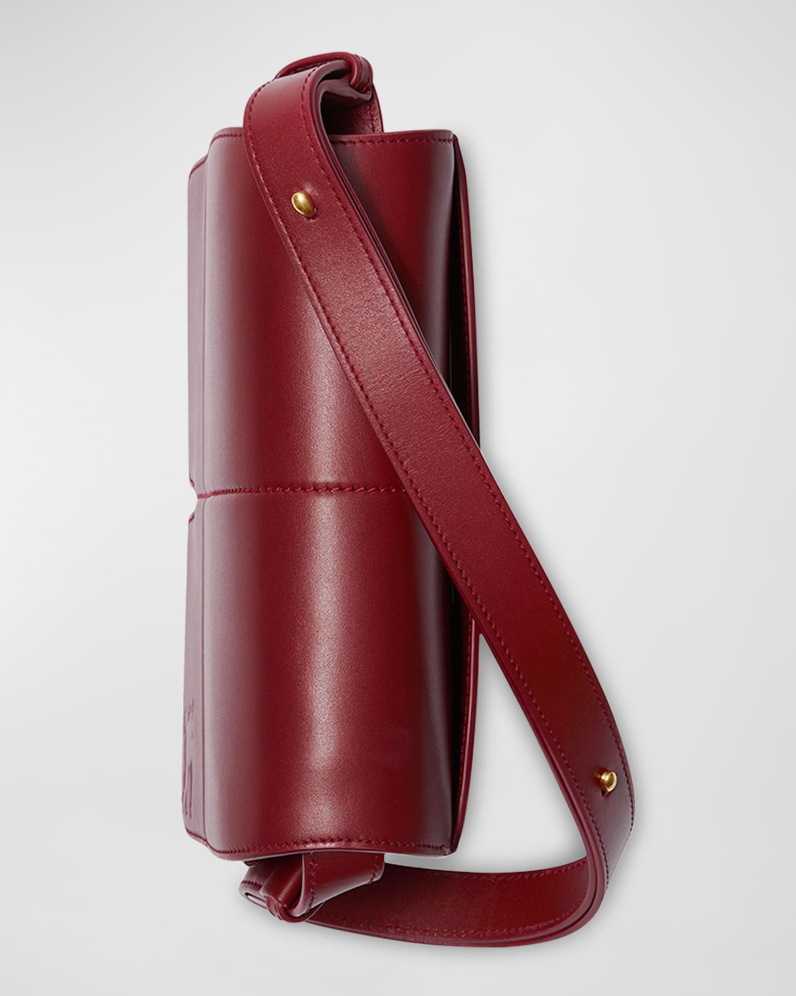 Burberry Snip Geometric Leather Shoulder Bag | Neiman Marcus