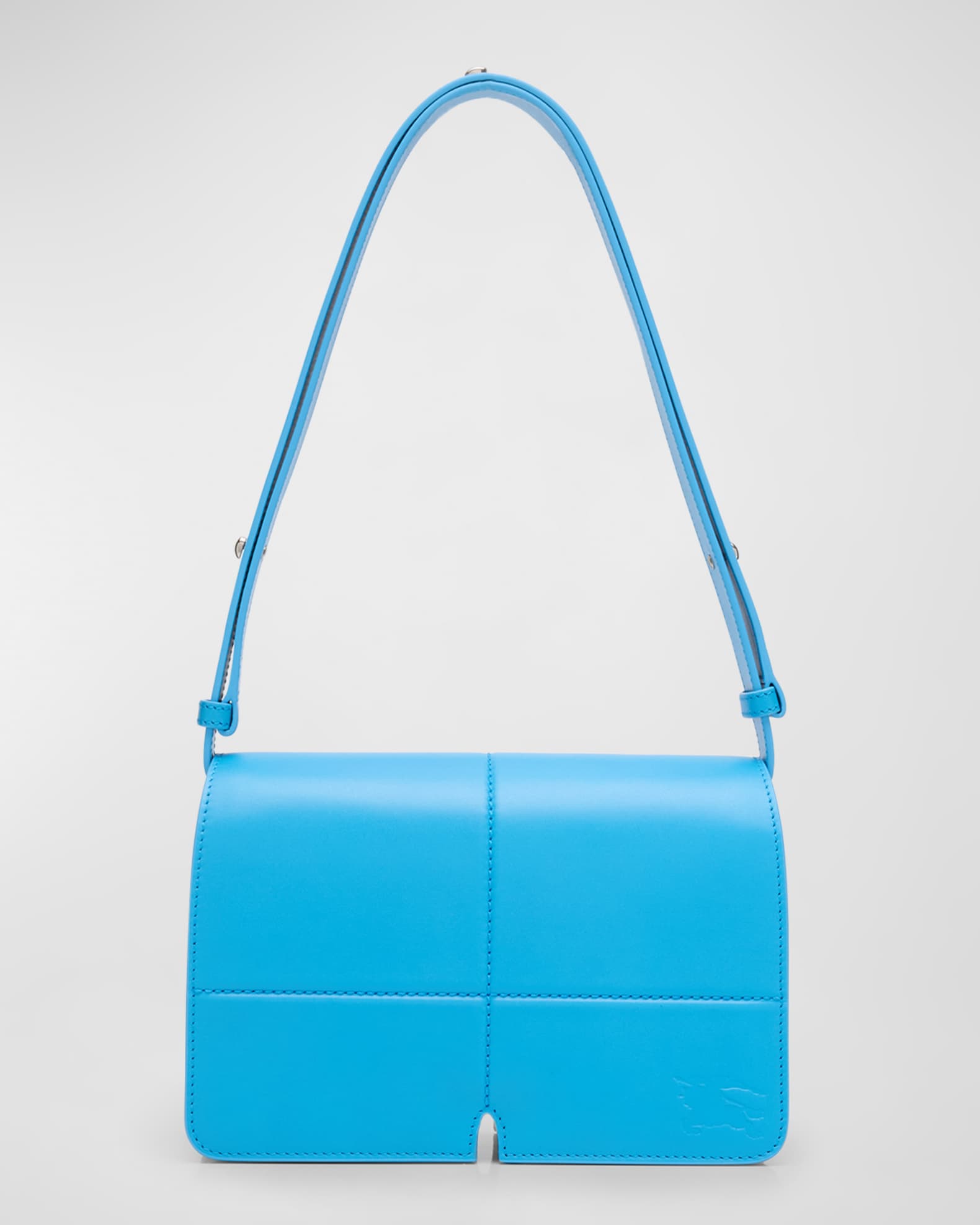 Burberry Snip Flap Leather Shoulder Bag | Neiman Marcus