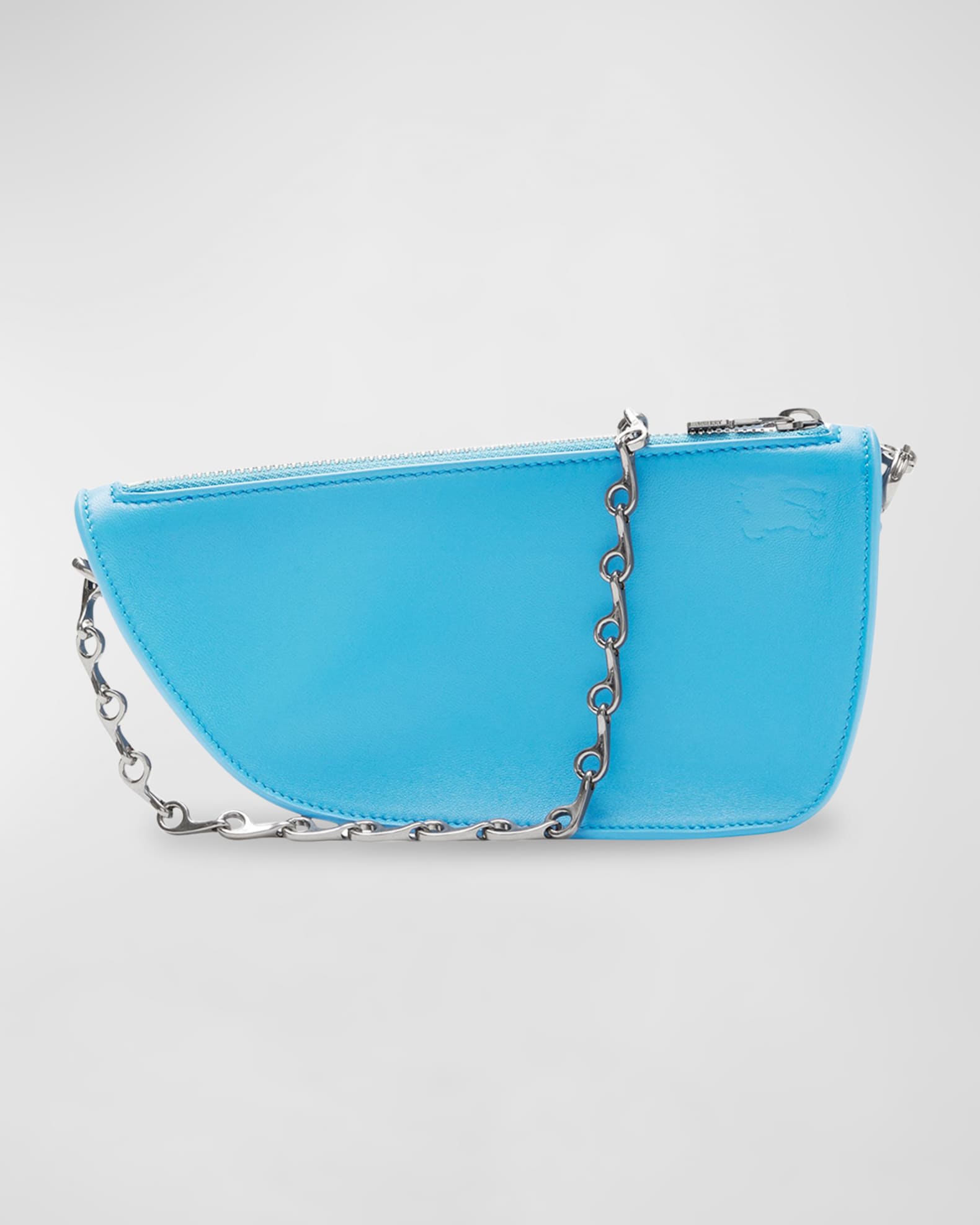 Burberry Shield Micro Zip Leather Shoulder Bag | Neiman Marcus