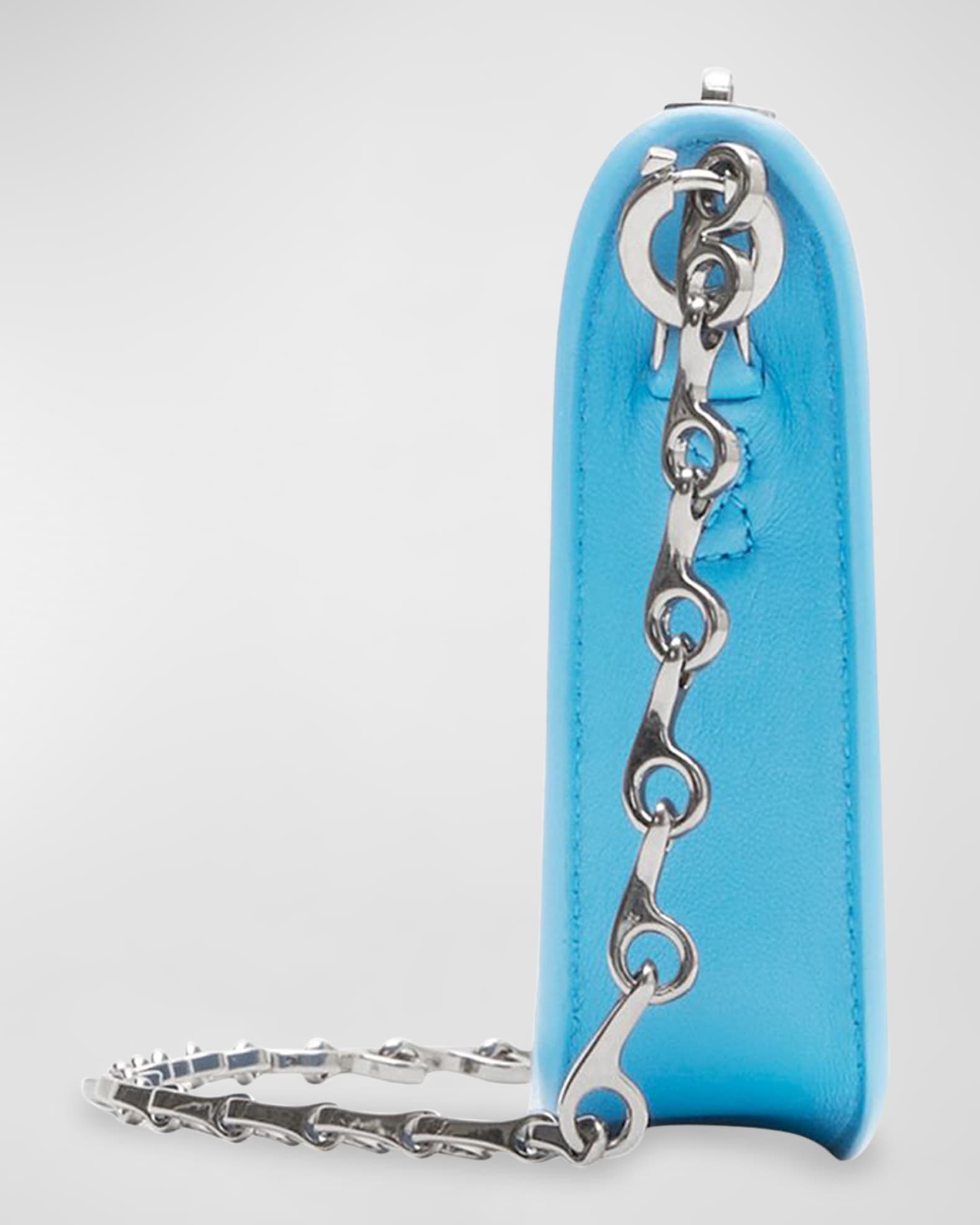 Burberry Shield Micro Zip Leather Shoulder Bag | Neiman Marcus