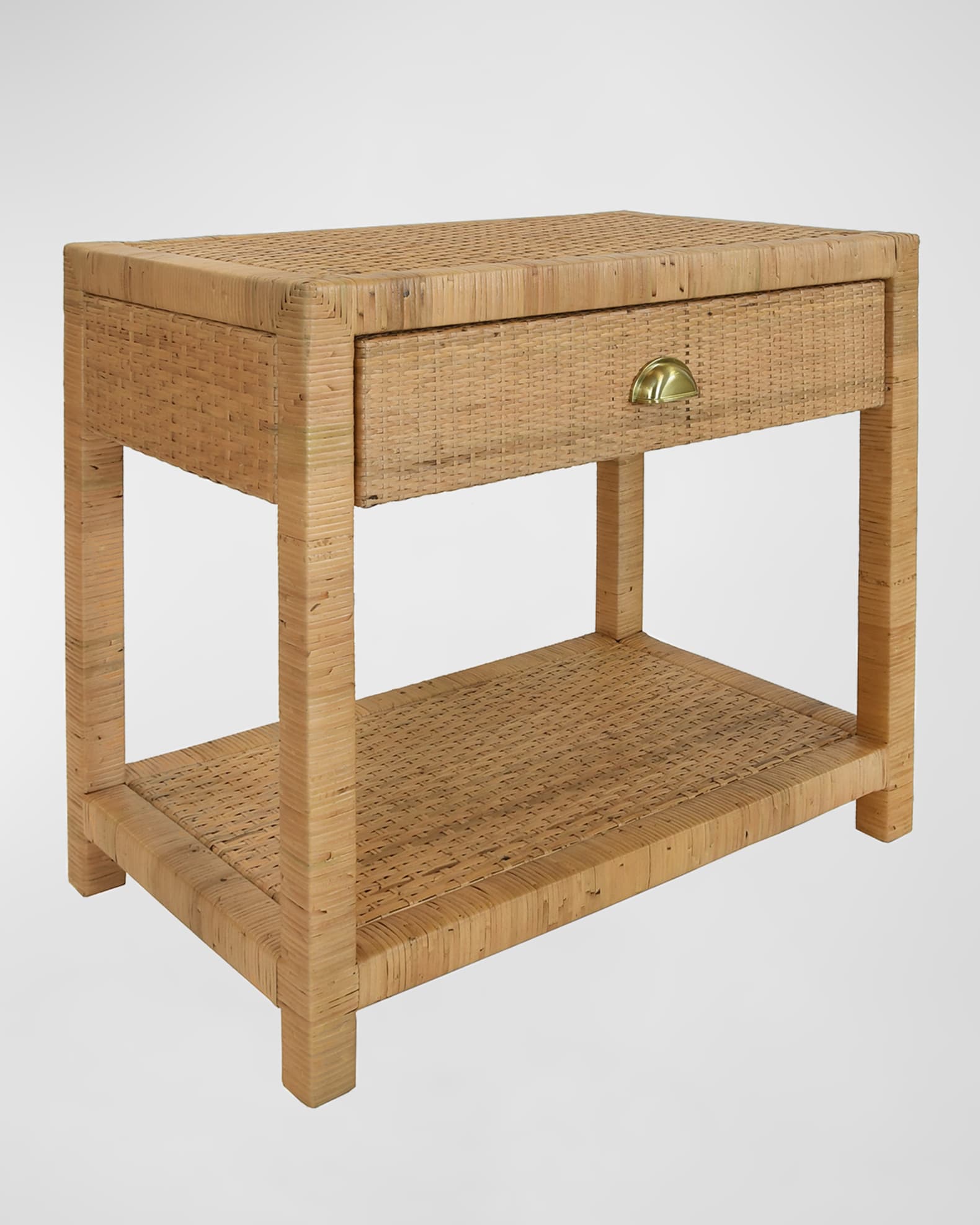 Worlds Away Reed End Table | Neiman Marcus
