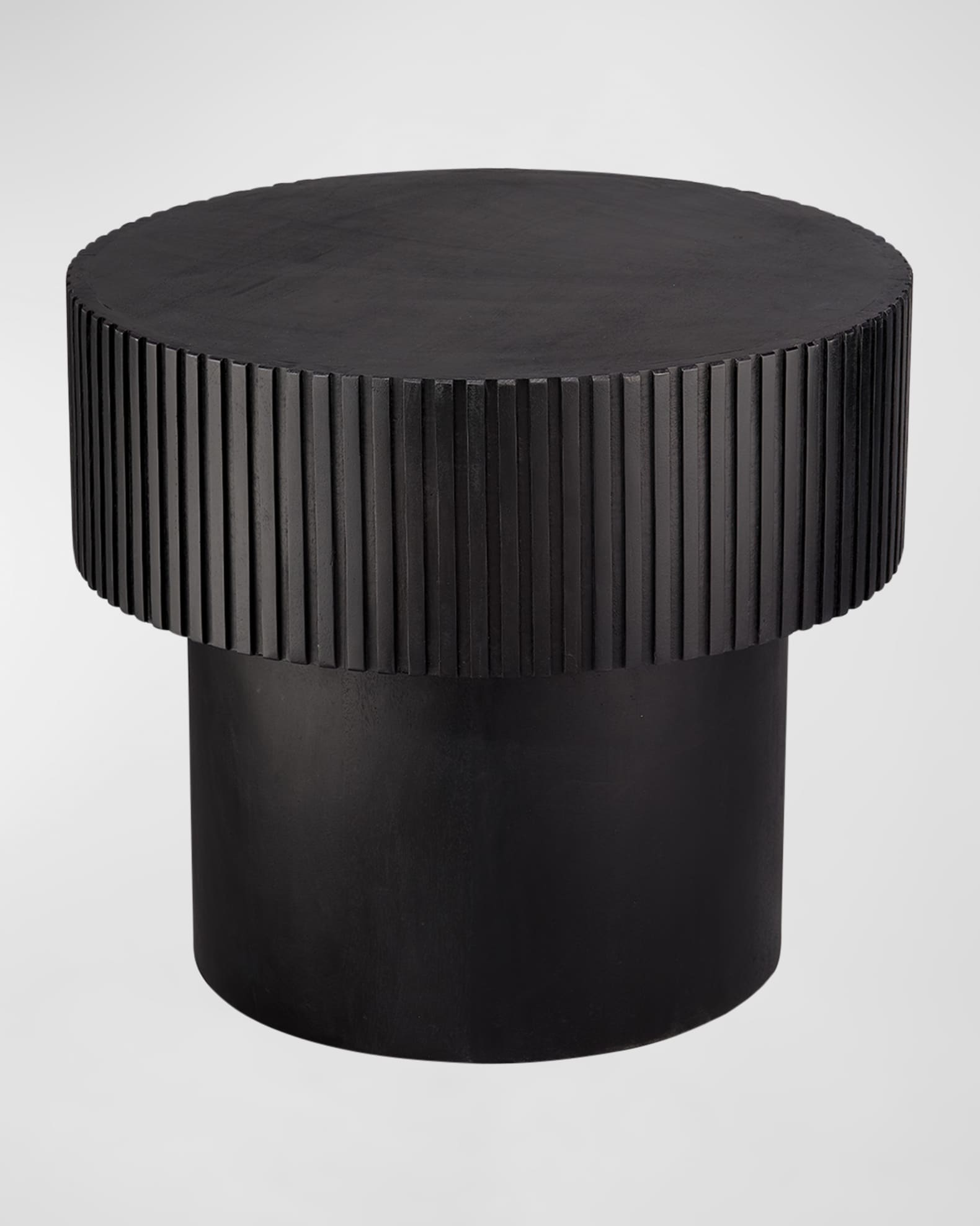 Jamie Young Notch Round Side Table | Neiman Marcus