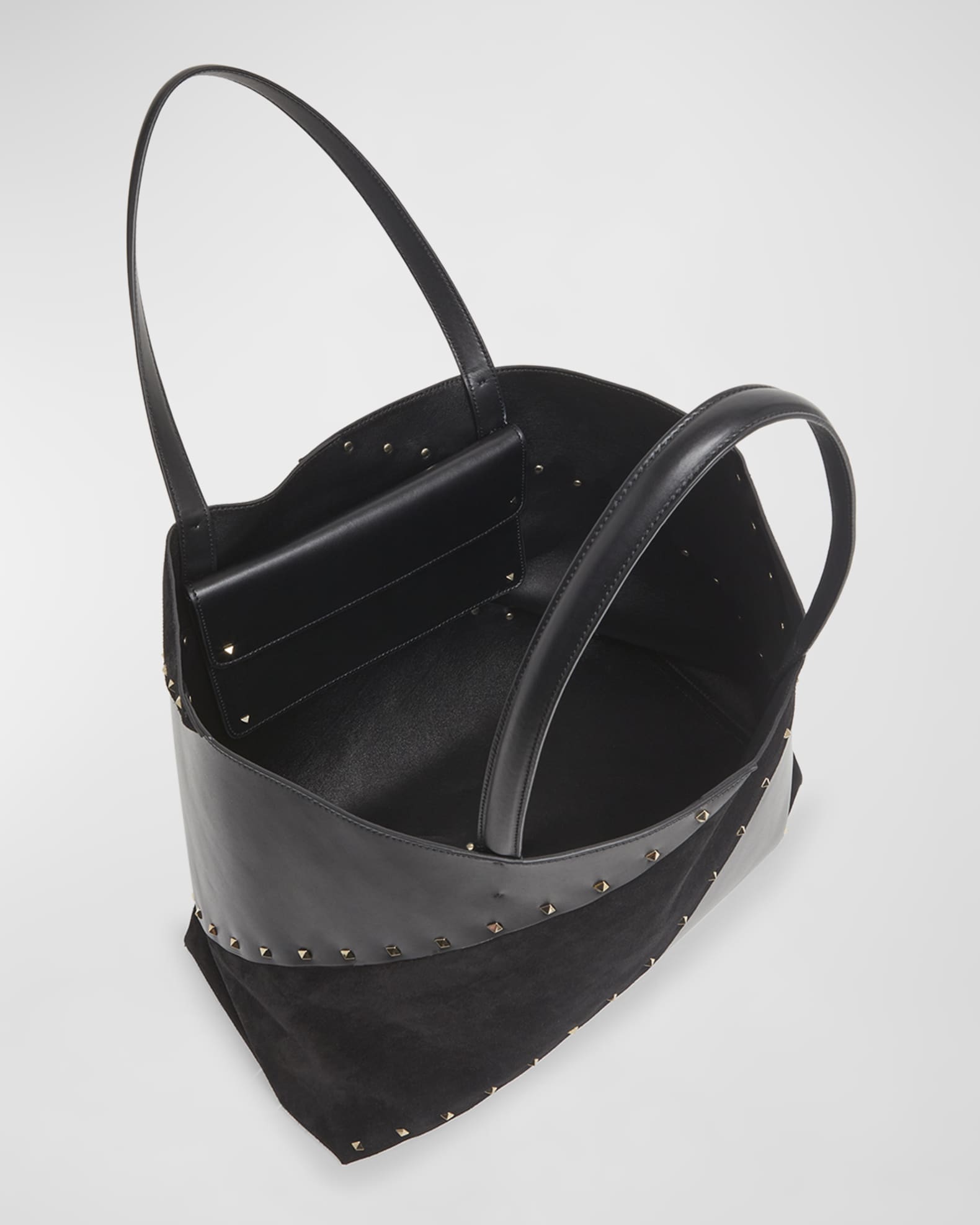 Valentino Garavani Wispy Large Rockstud Tote Bag | Neiman Marcus