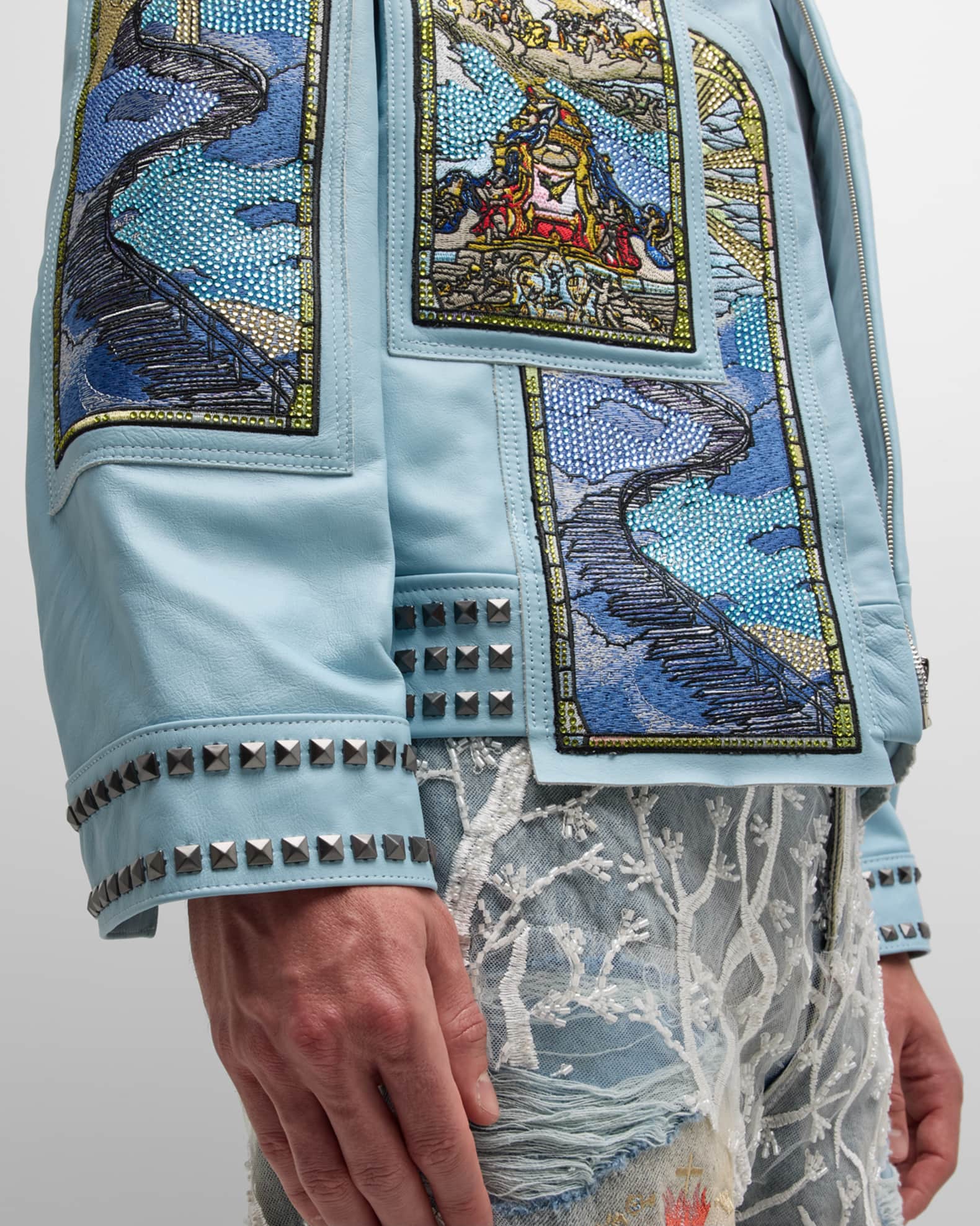 WHO DECIDES WAR Men's Eternity Leather Jacket | Neiman Marcus