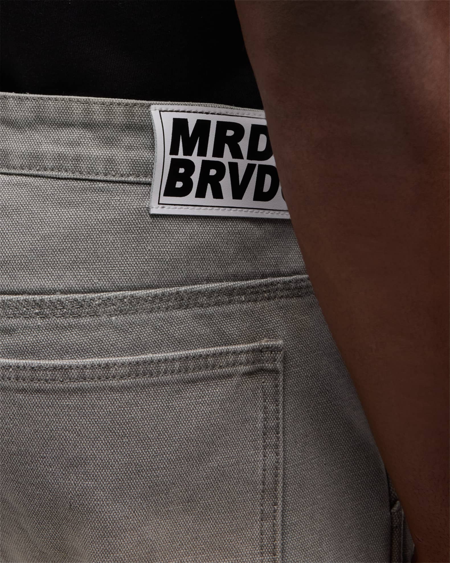 WHO DECIDES WAR Men's Arch Patch Embroidered Pants | Neiman Marcus