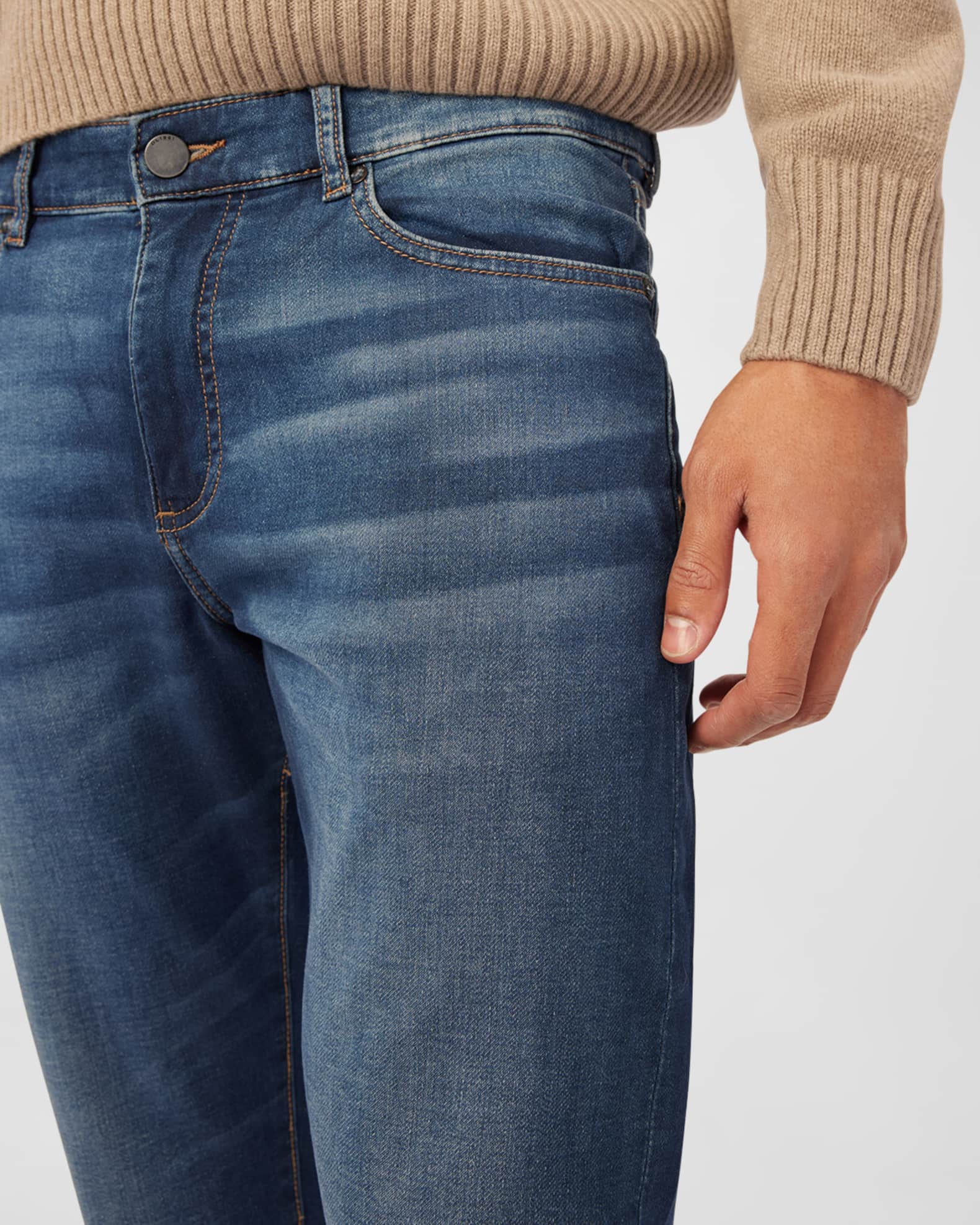 DL1961 Men's Russell Slim Straight Jeans | Neiman Marcus