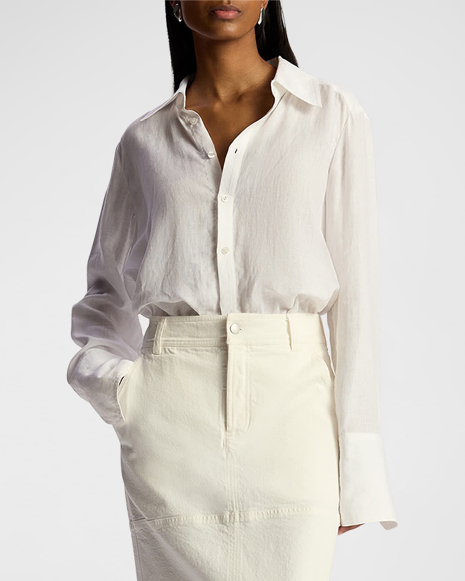 Aiden Linen Top | Neiman Marcus