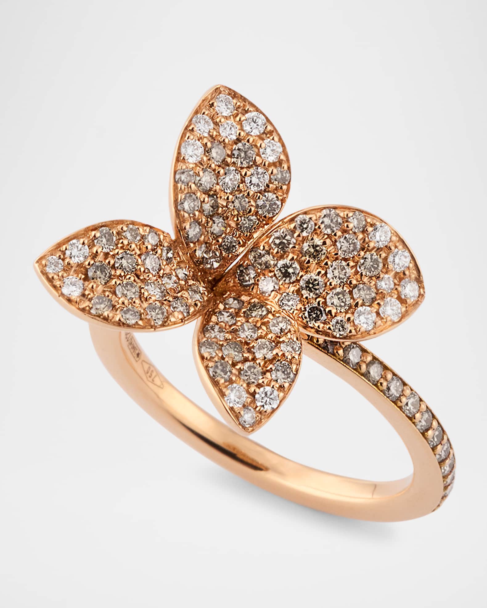 Pasquale Bruni 18K Rose Gold Petit Garden Ring | Neiman Marcus