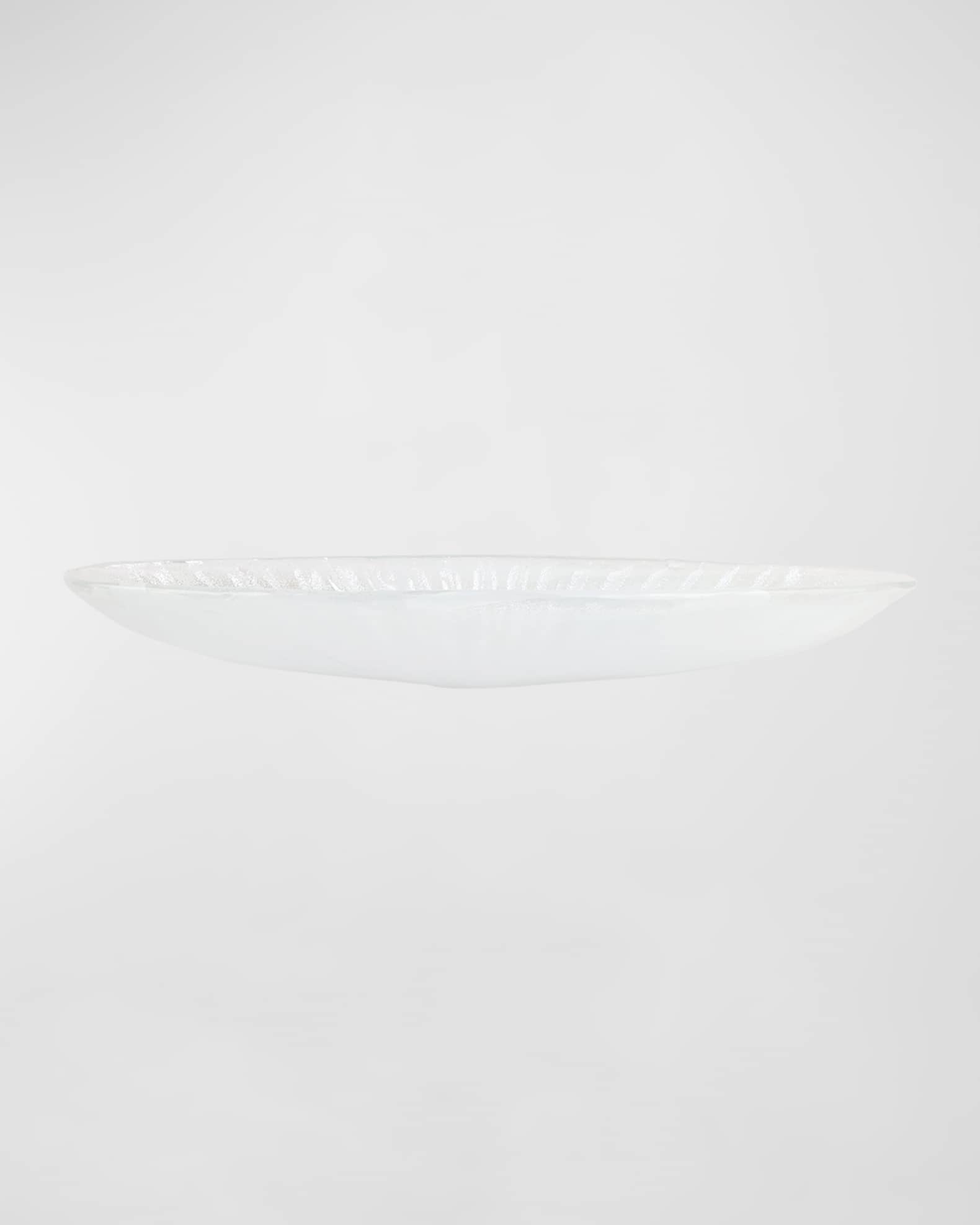 Vietri Onda Glass Long Oval Bowl | Neiman Marcus