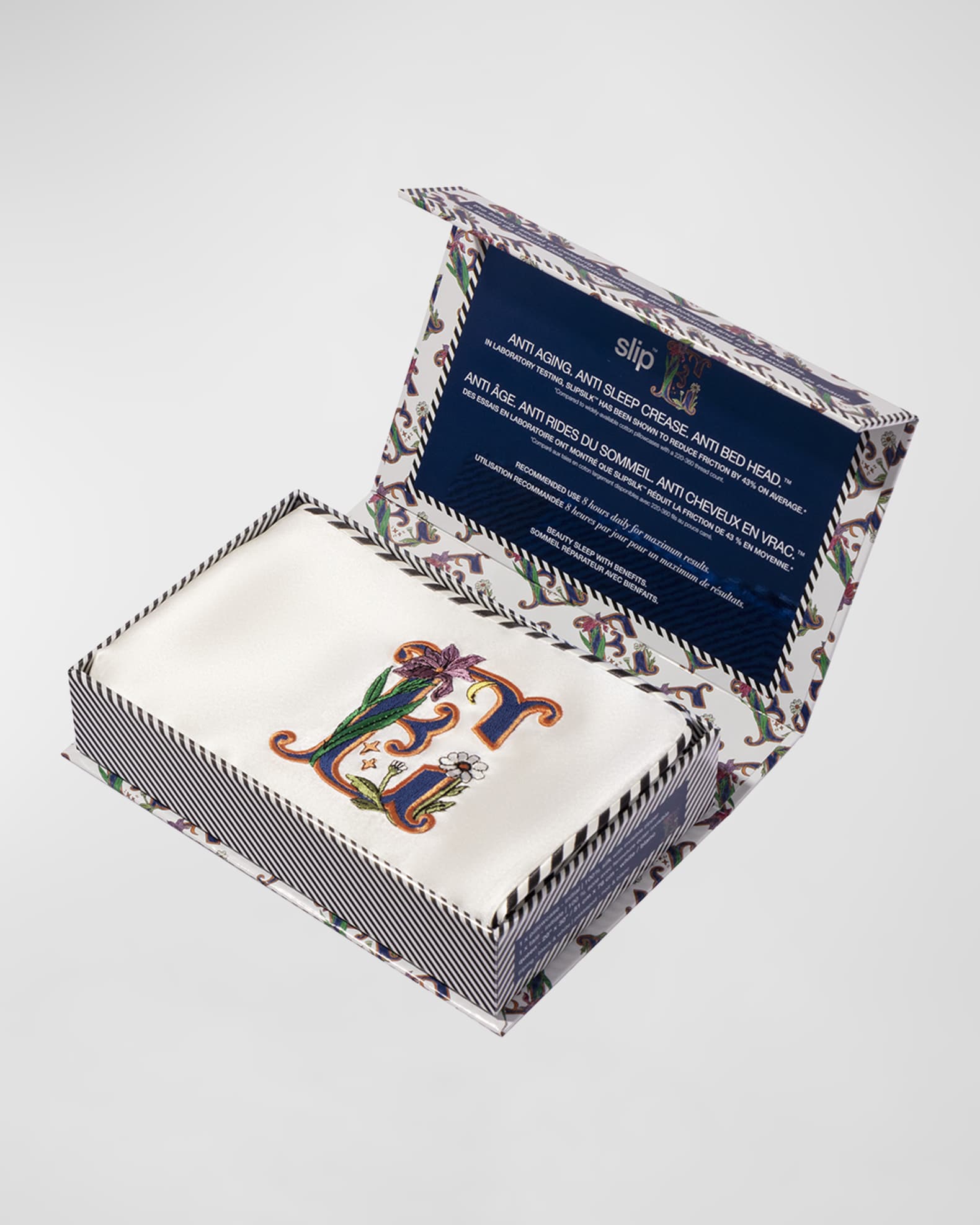 Slip Pure Silk Embroidered Queen Pillowcase | Neiman Marcus