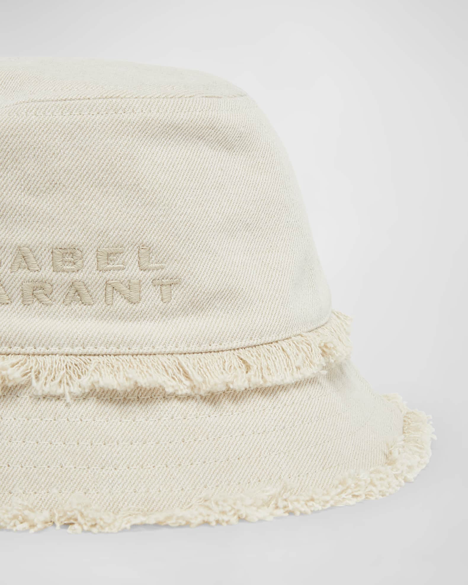 Isabel Marant Bergen Denim Bucket Hat | Neiman Marcus
