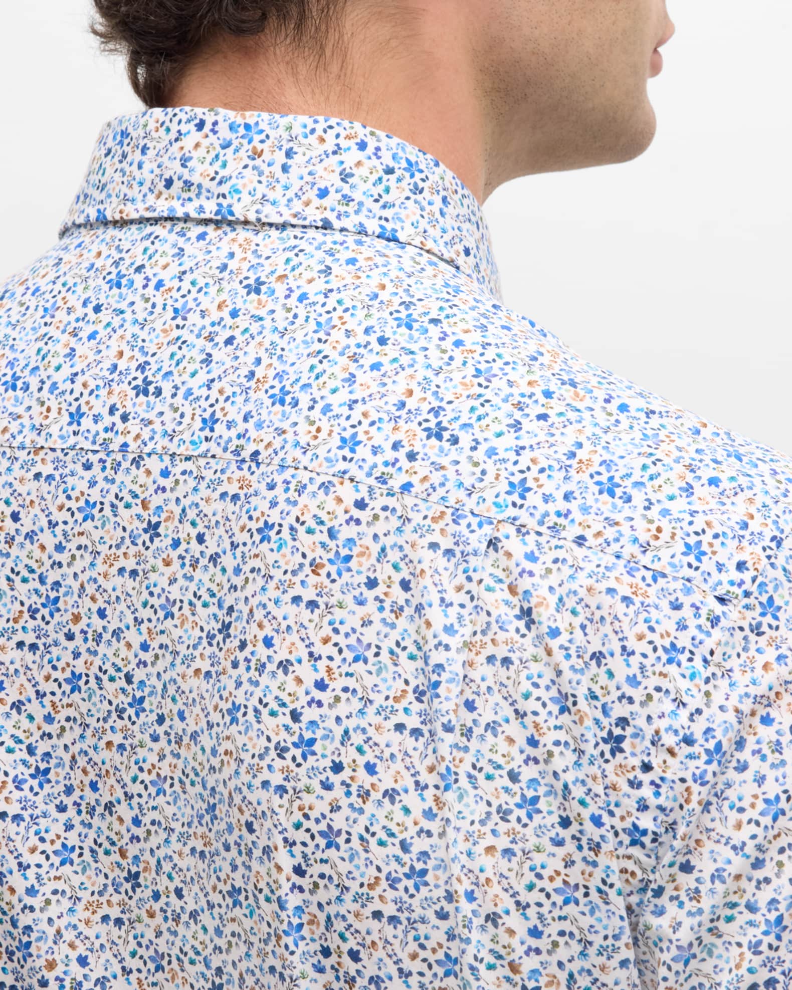 Rodd & Gunn Men's Gale Ditzy Floral Short-Sleeve Shirt | Neiman Marcus