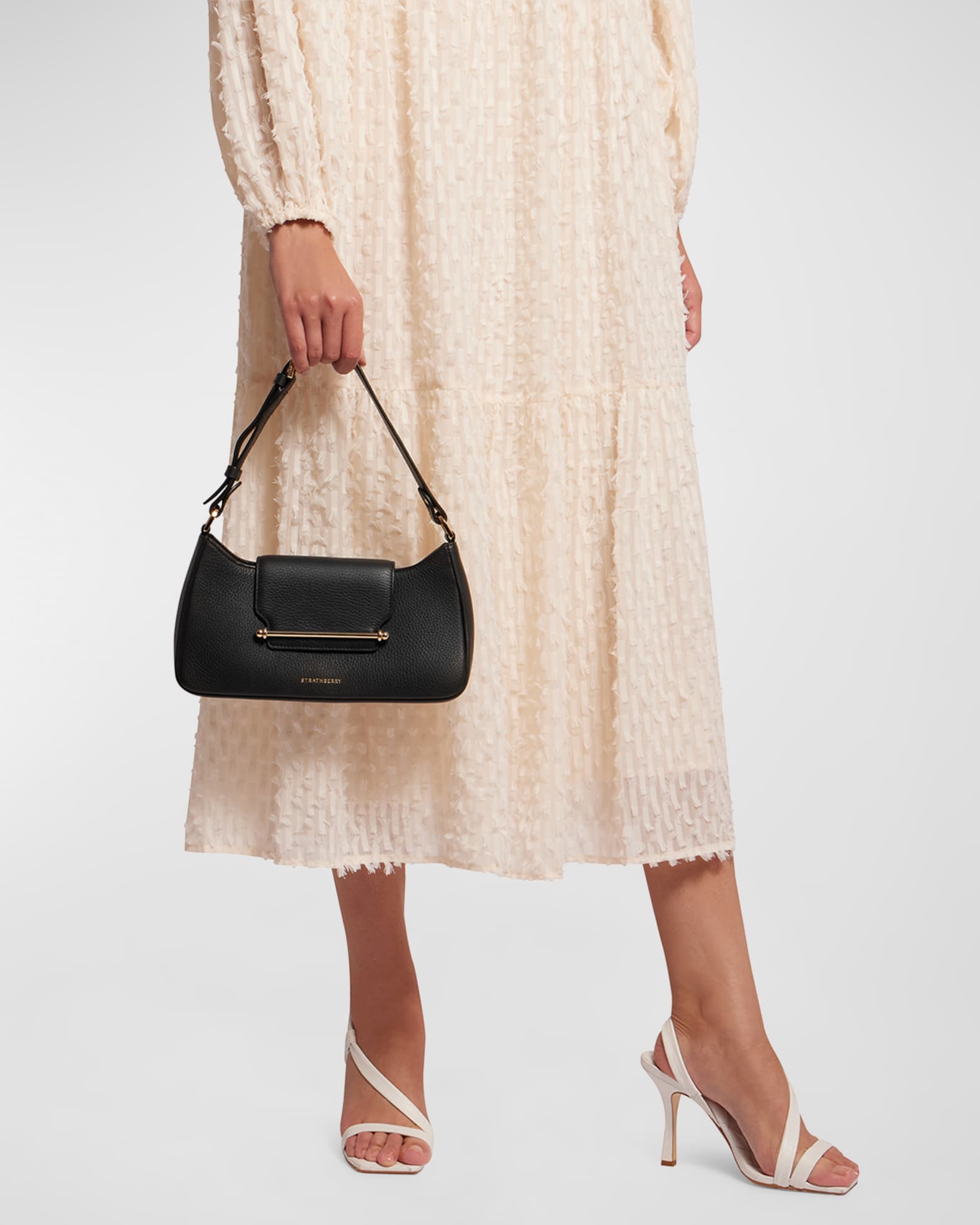 STRATHBERRY Multrees Omni Leather Shoulder Bag | Neiman Marcus