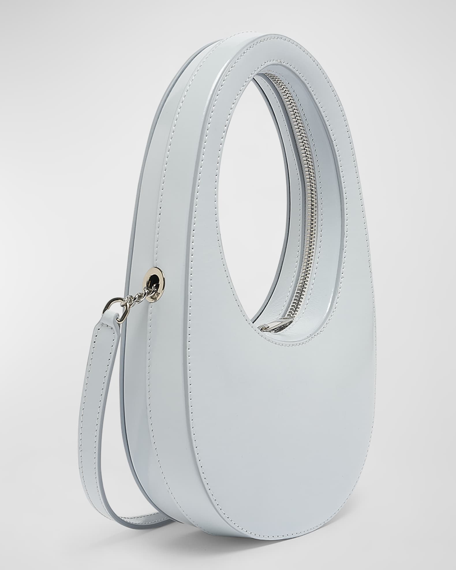Coperni Swipe Mini Leather Crossbody Bag | Neiman Marcus