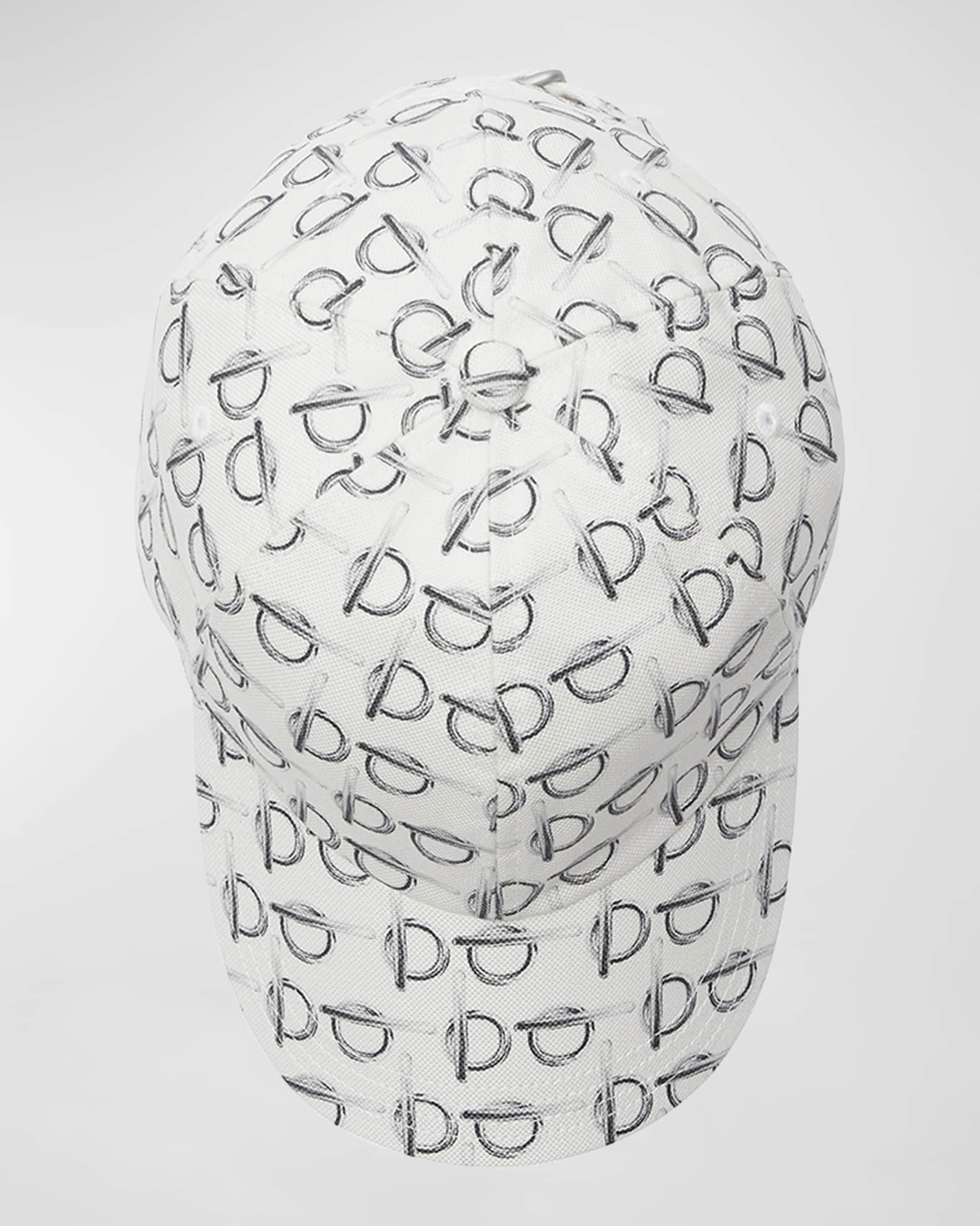 Burberry B-Buckle Print Baseball Hat | Neiman Marcus