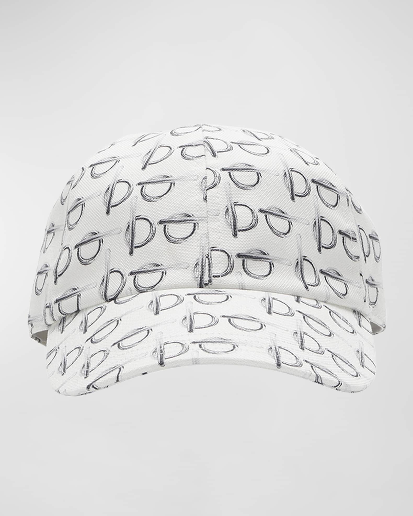 Burberry B-Buckle Print Baseball Hat | Neiman Marcus